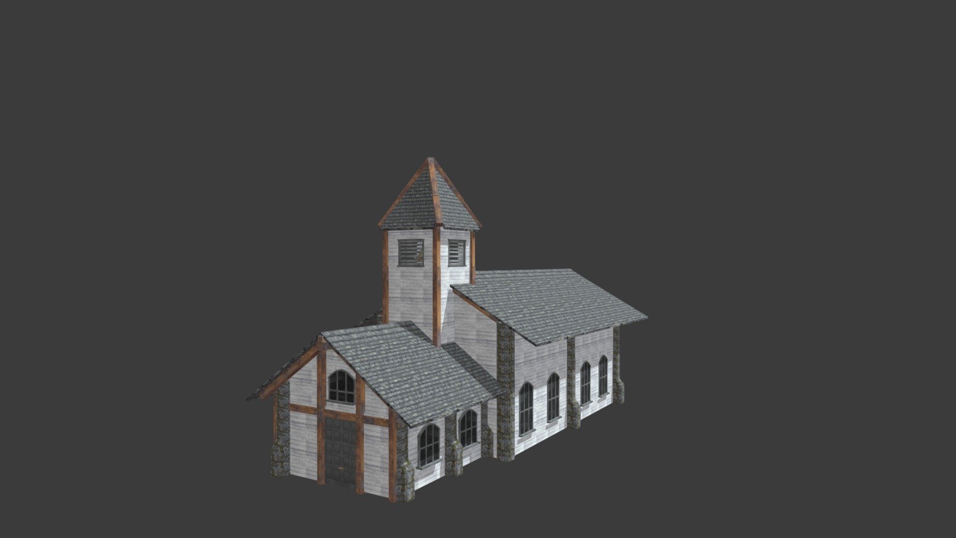 church - 3D model by LewisGridley [06ca669] - Sketchfab