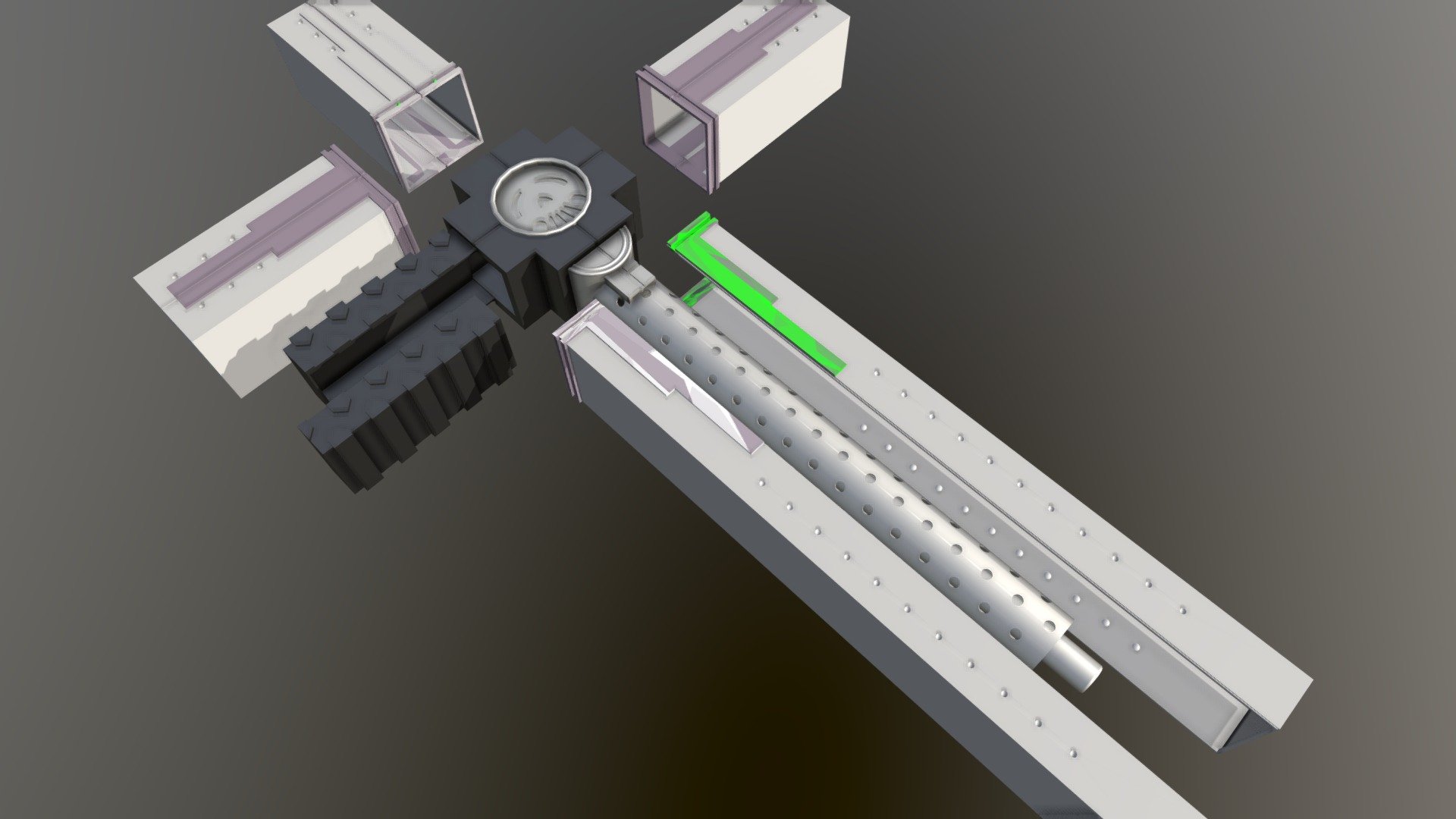 Trigun Punisher Gun_WIP - 3D model by afriedlander [06ca7ee] - Sketchfab