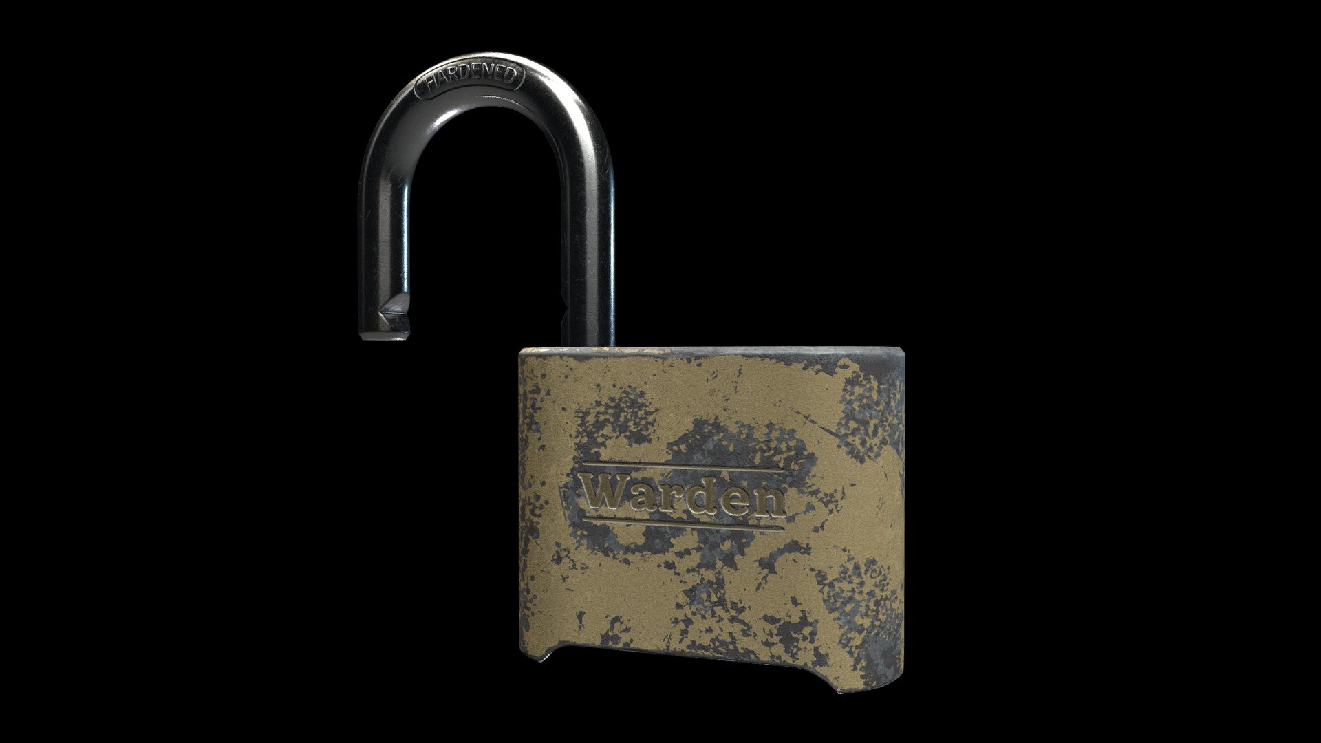 Old Combination Lock - 3D model by Thomas (@LThomas762) [06cc9e1 ...