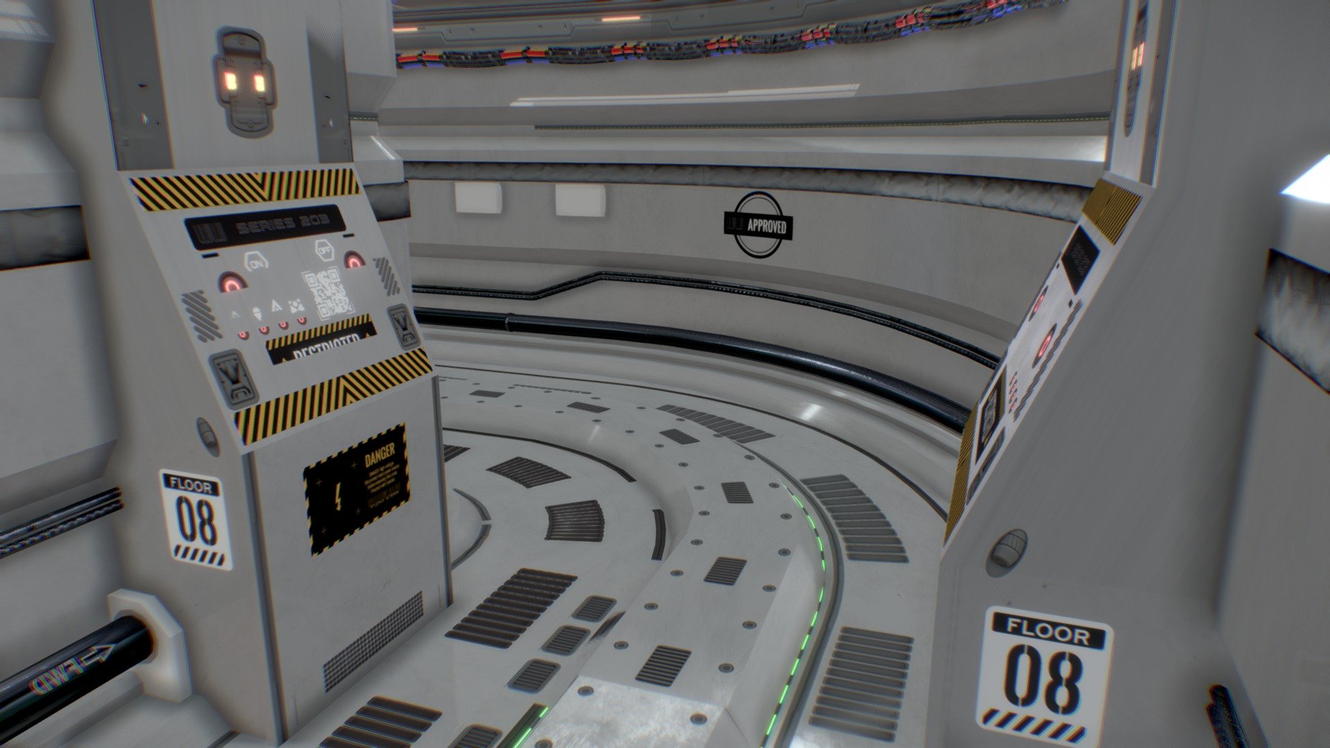 Modular corner cooridor hallway - Download Free 3D model by EradifyerAO ...