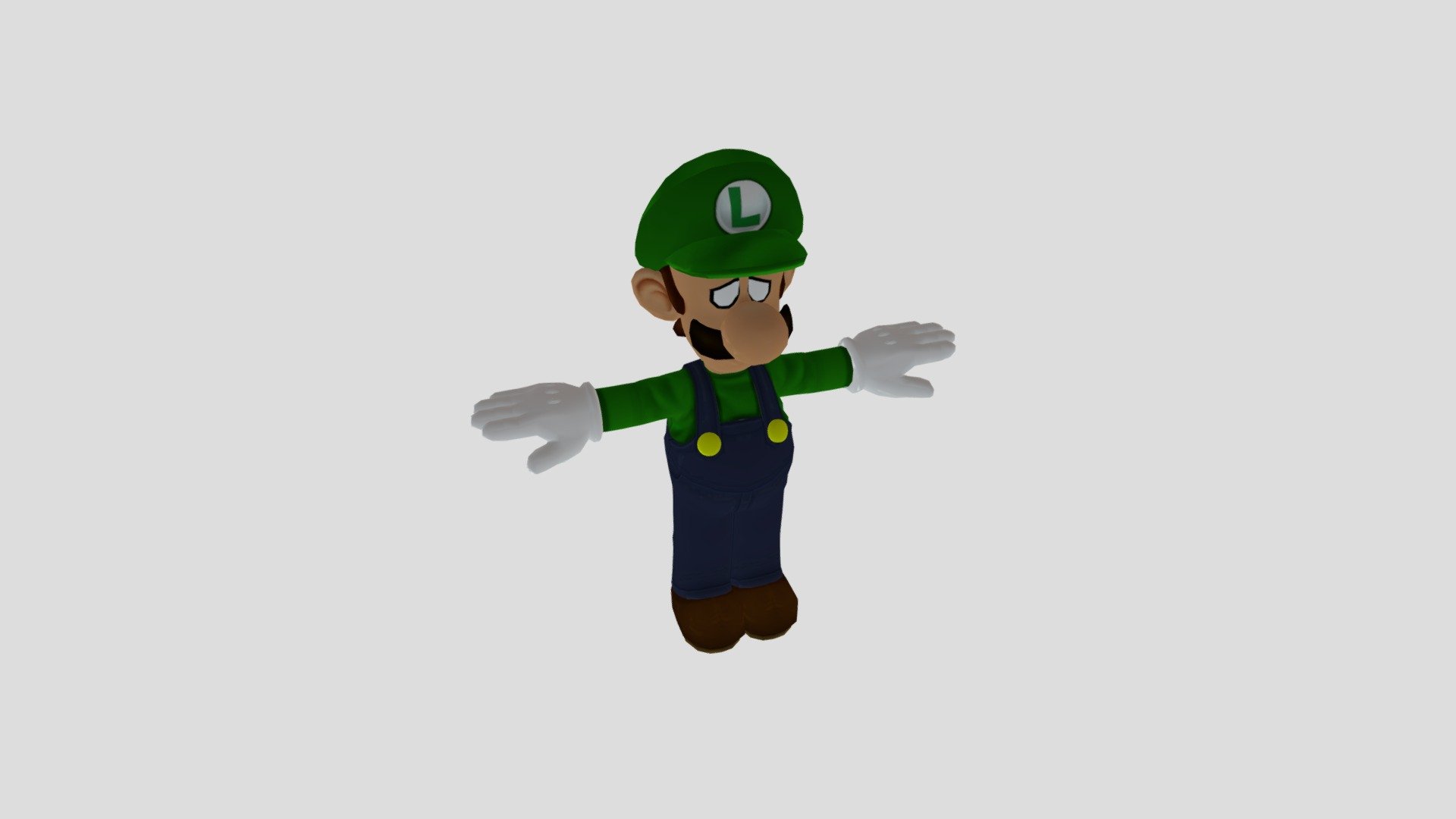 Beta Luigi - Download Free 3D model by papeyaki gamers (@miltonediaz87 ...