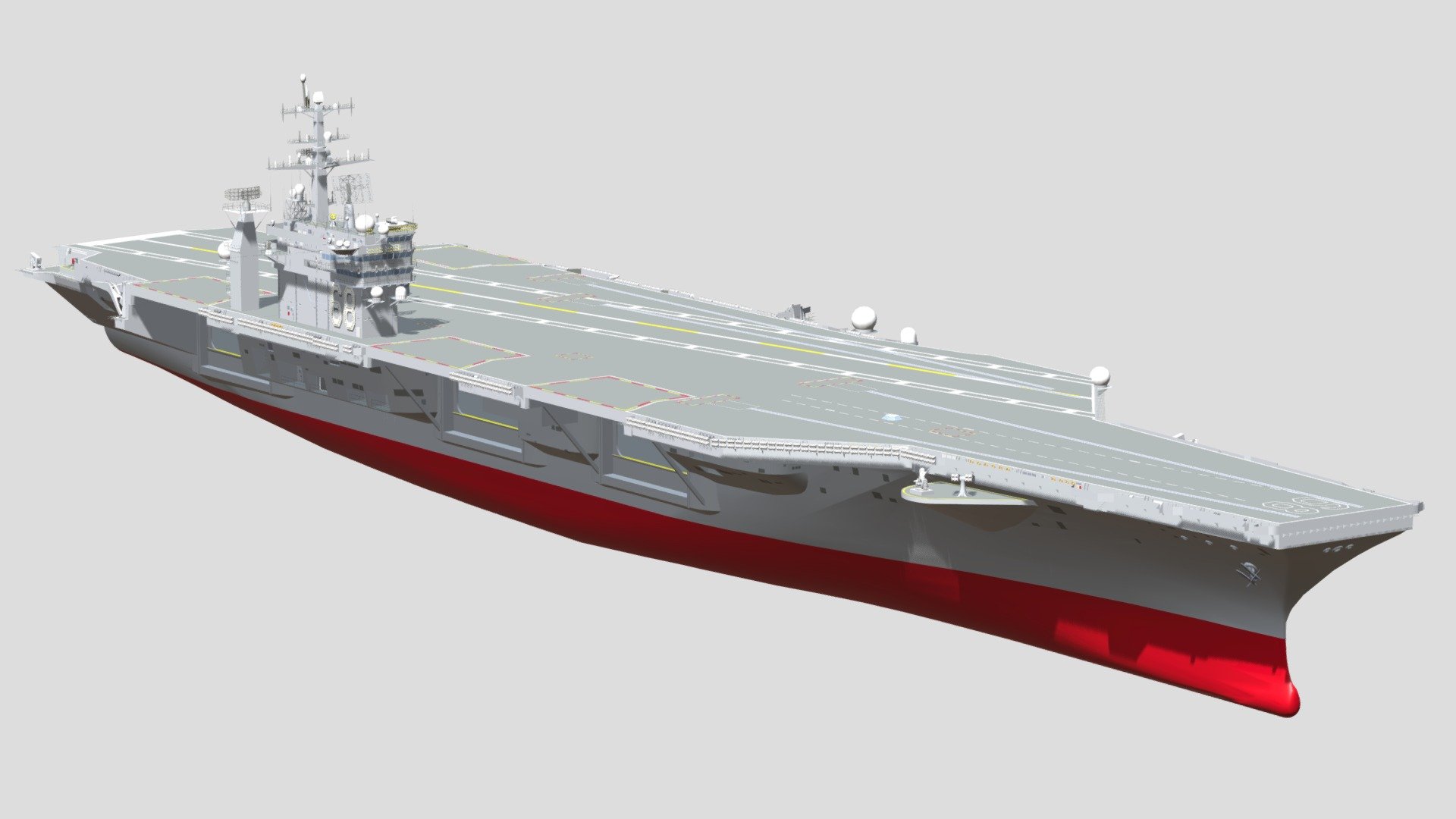 USS NIMITZ CVN-68 AIRCRAFT CARRIER - Download Free 3D model by Muhamad Mirza Arrafi ...