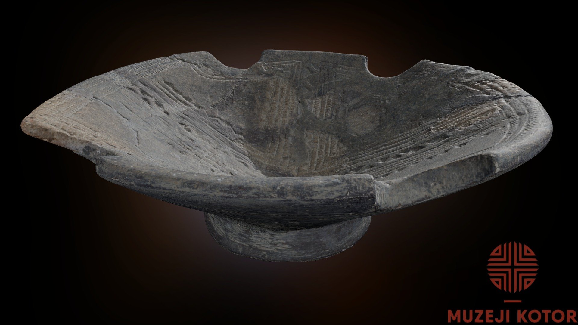 Bowl from Mala Gruda site, Montenegro - 3D model by Muzeji Kotor ...