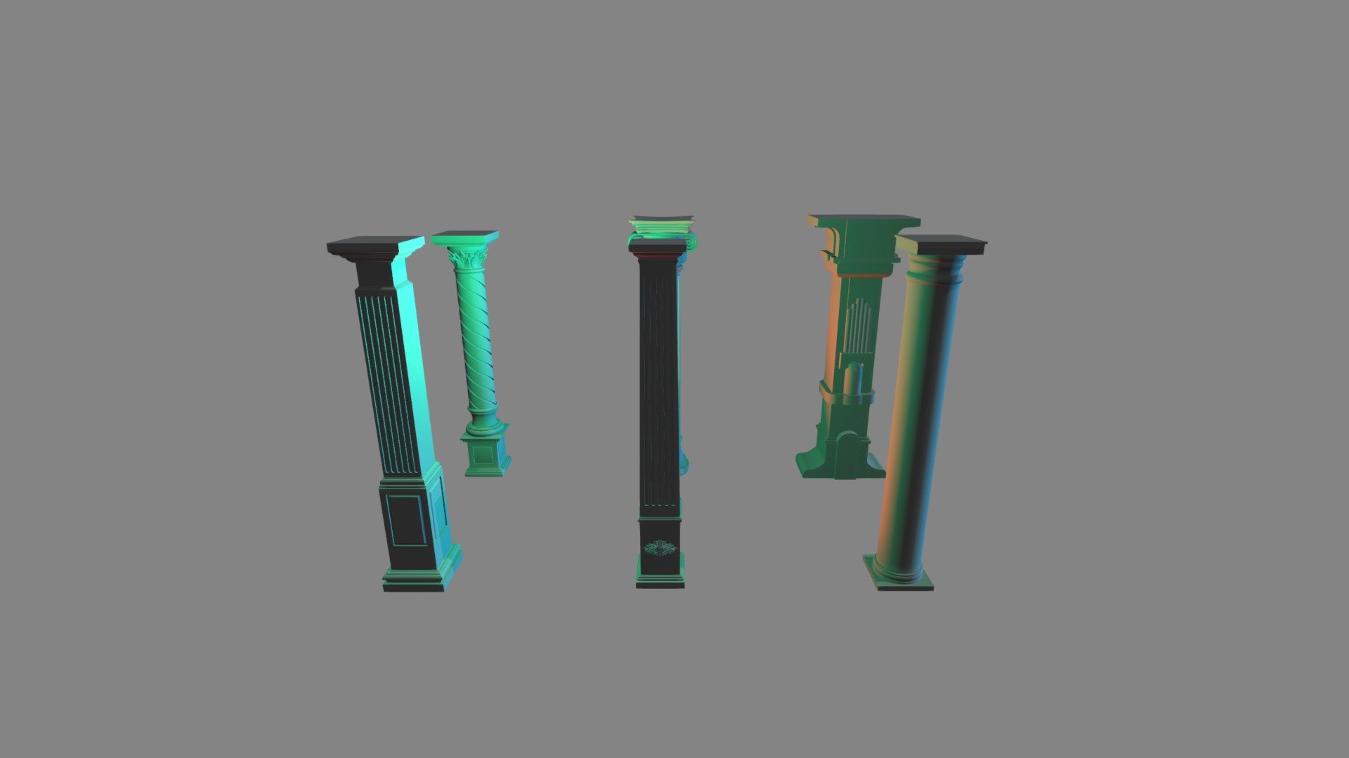 Pillars Testing - Download Free 3D model by Roozbeh.Mdn [06d2622 ...
