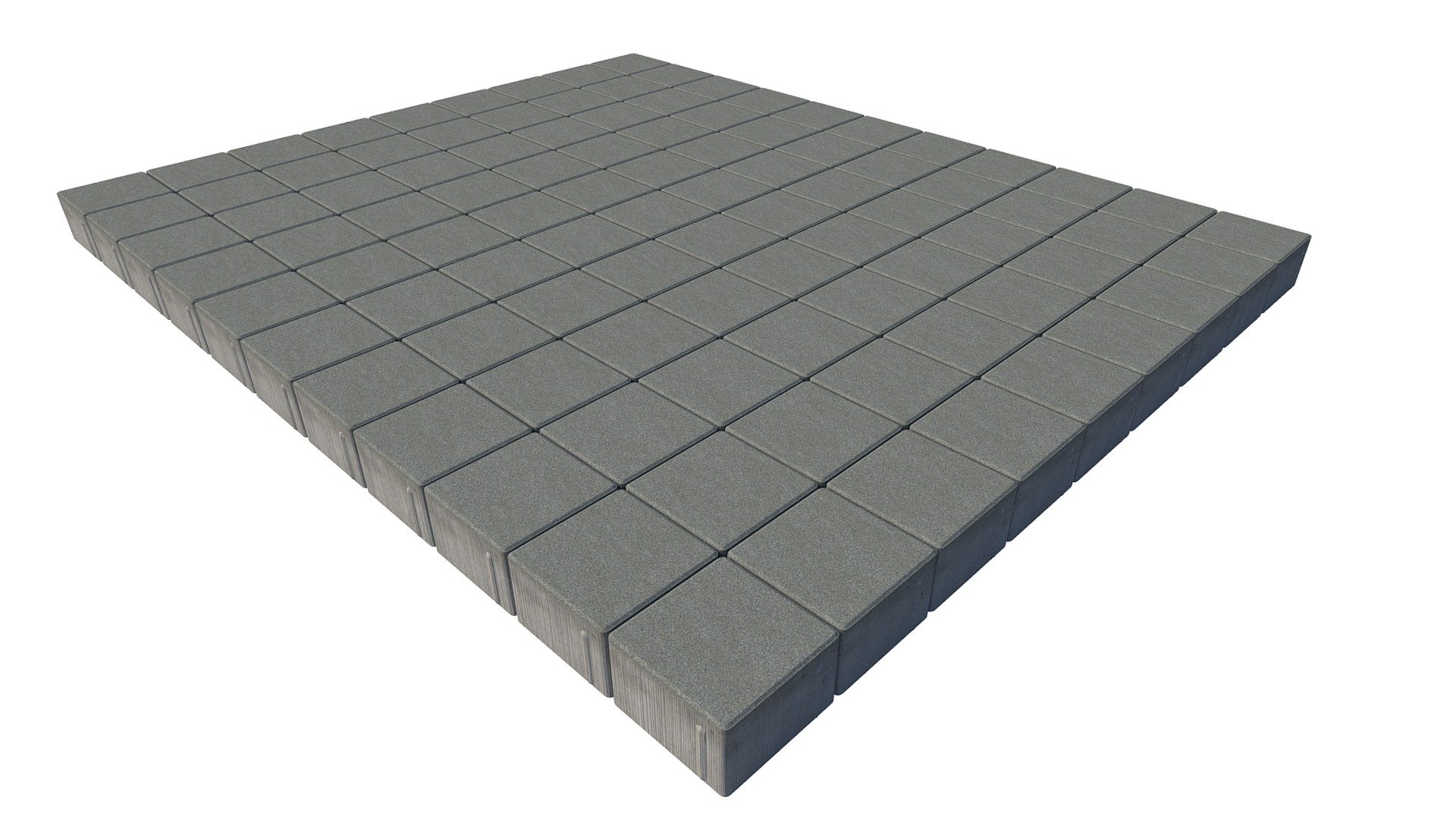 Paving Slabs Square 100x100 Standard Grey - 3D model by novayaplitka ...