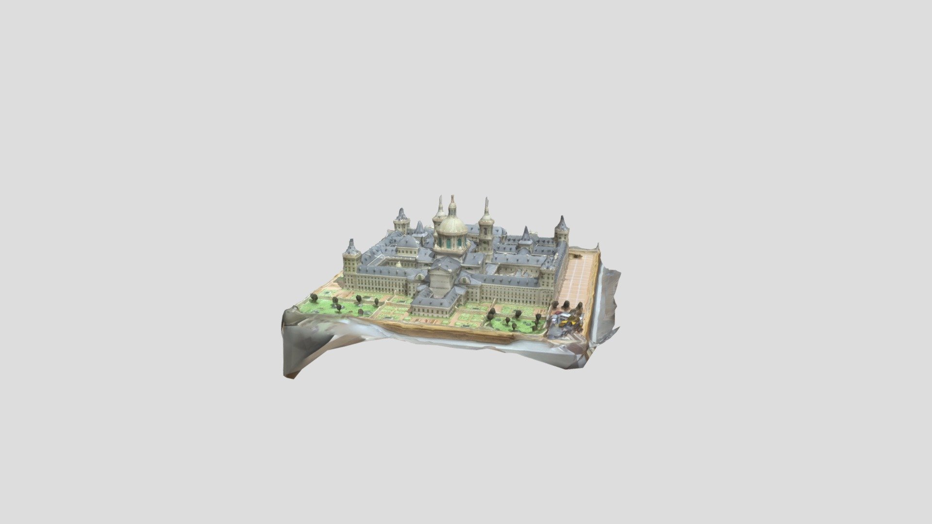 MONASTERIO ESCORIAL Pluma y Arroba - Dulac - Download Free 3D model by ...