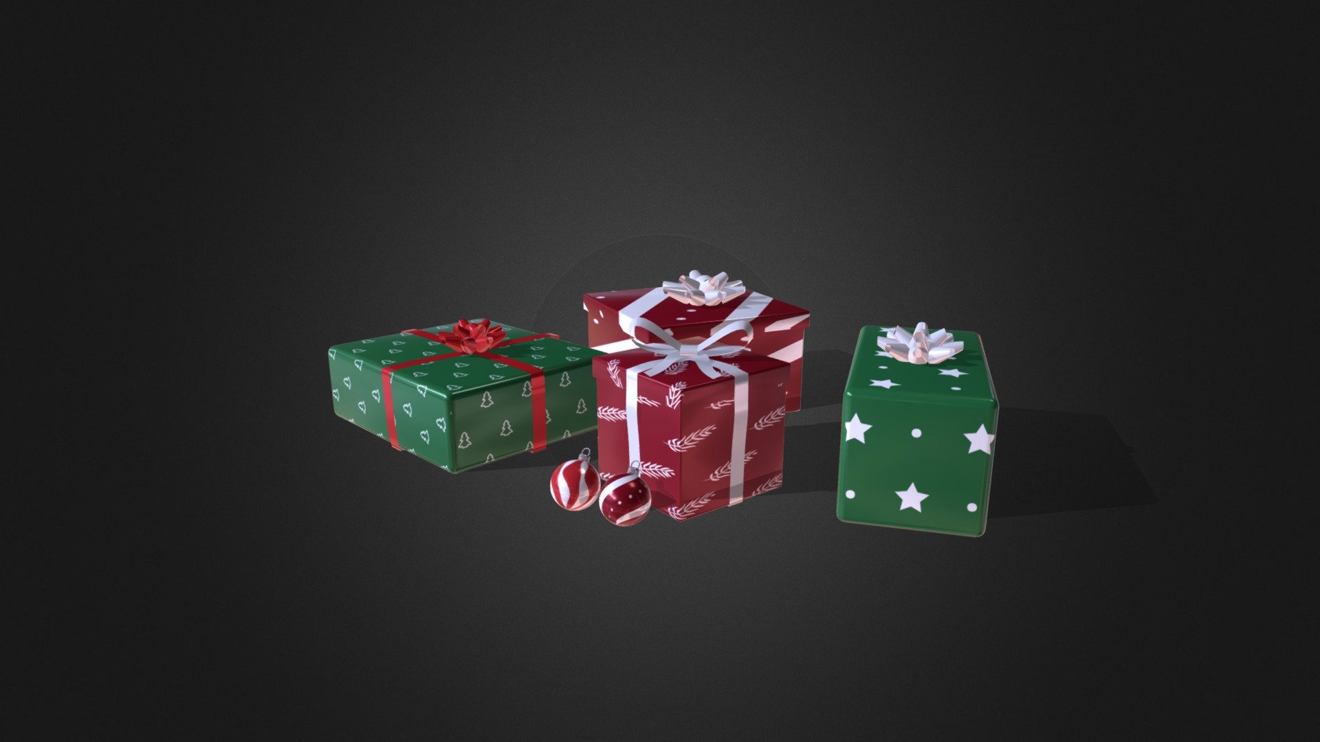 Regalos Navidad | Christmas Gifts - Download Free 3D model by Josean ...