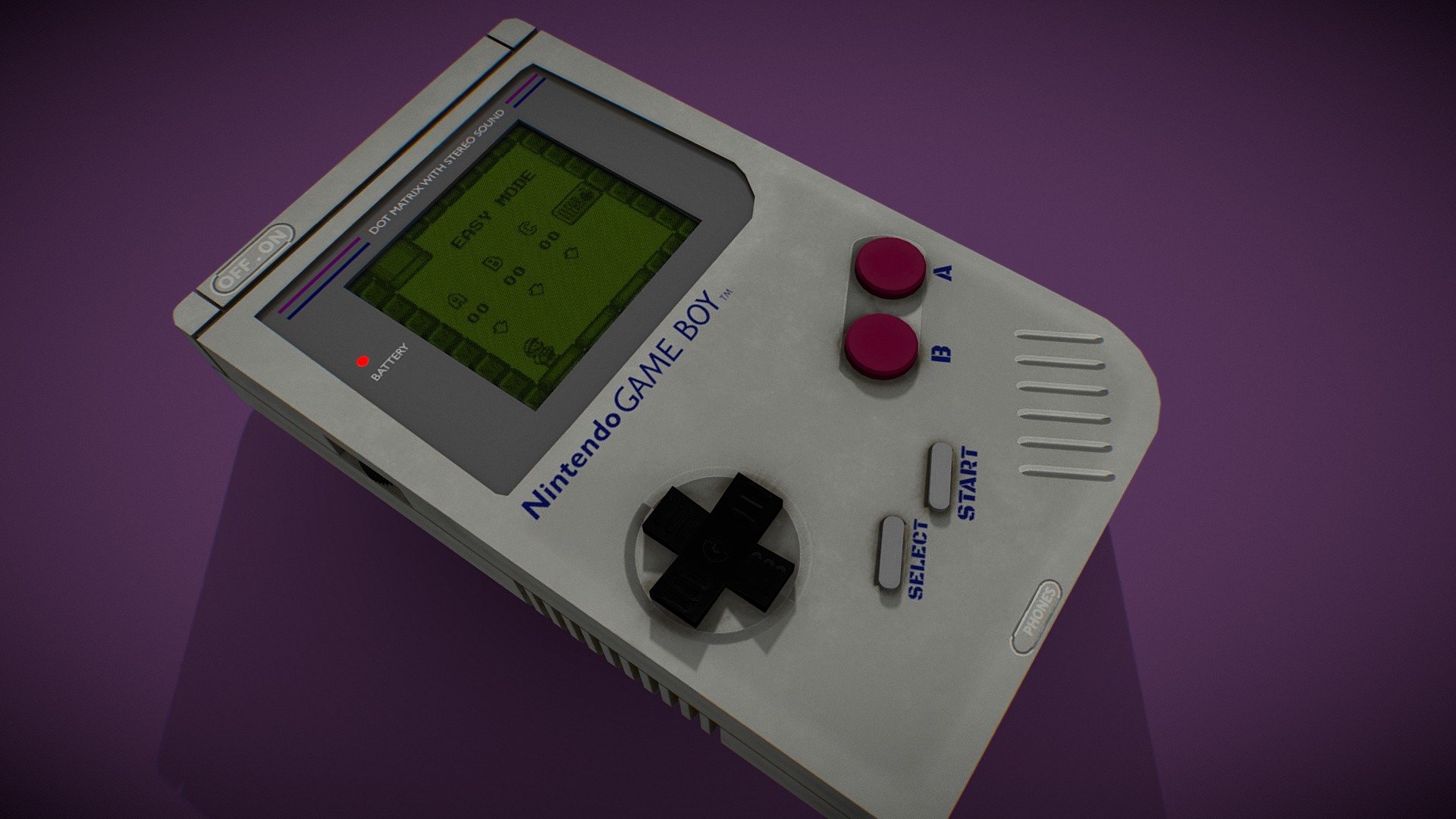 Nintendo Game Boy - 3D model by ing.DanCB [06d7e59] - Sketchfab
