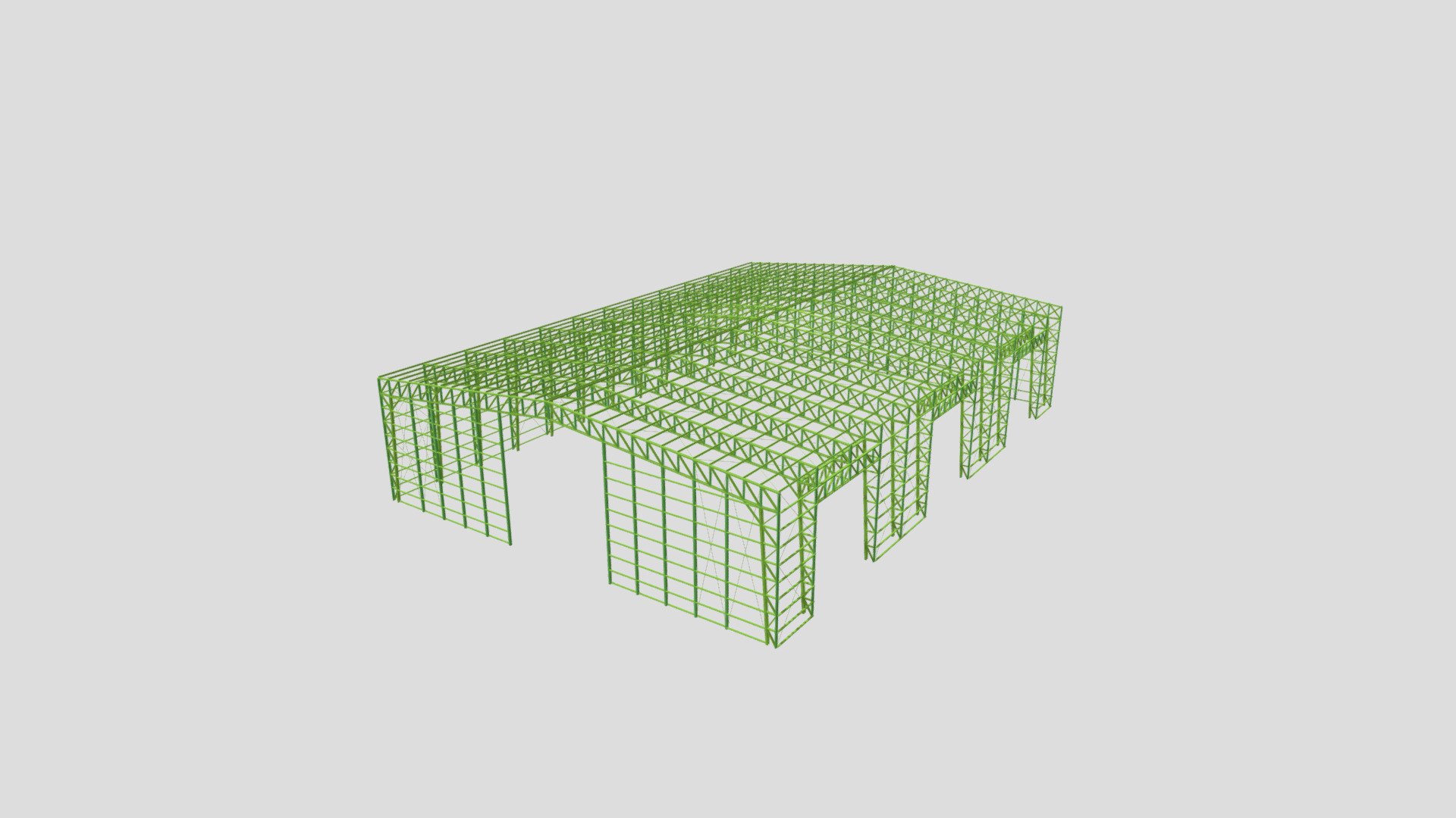 GALPON RETICULADO 35X50X10 - 3D model by ingandreszardo [06da40e ...
