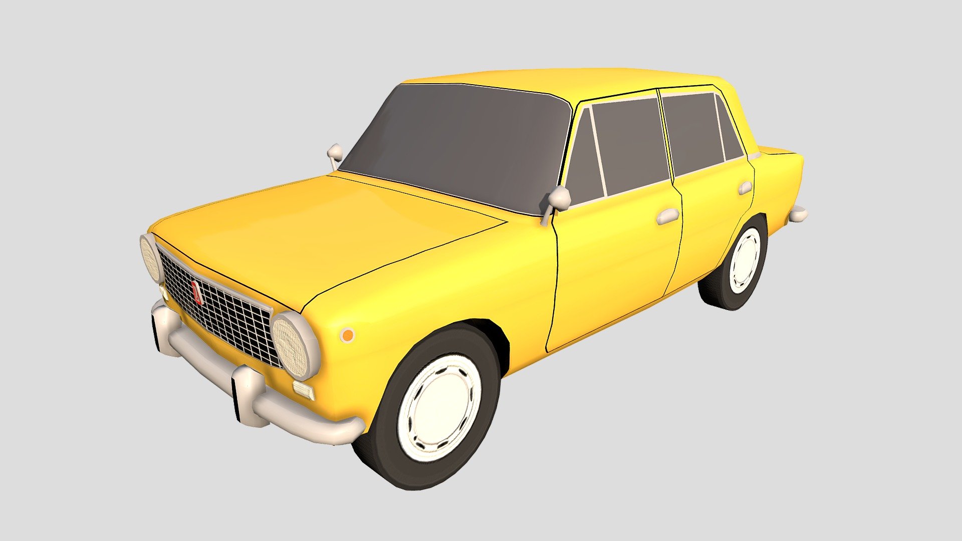 The Soviet model VAZ-2101 of 1970-1988 - 3D model by cr_monroe (@cr ...