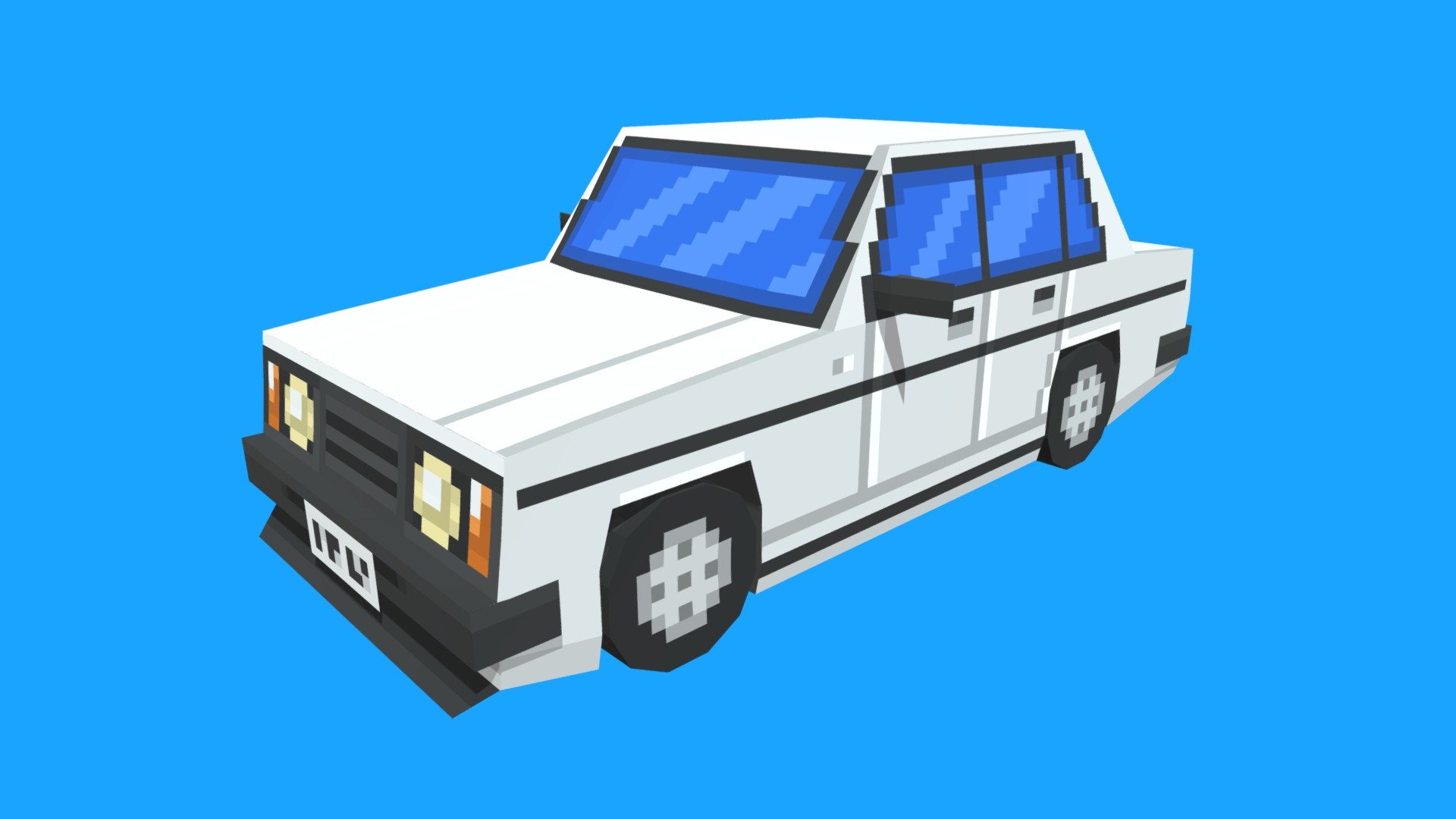 Low-Poly - Turbo Brick - 3D model by StoneRabbit [06dcad1] - Sketchfab