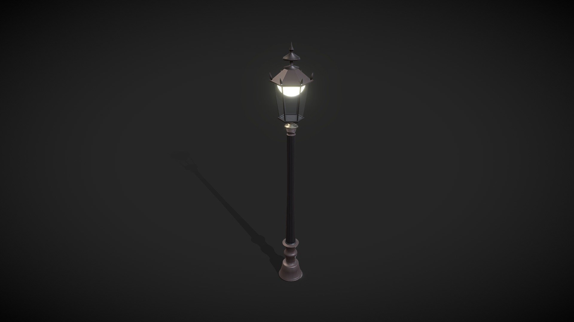 Street lamp - GameDev Legend - 3D model by 1nformant [06dcc94] - Sketchfab