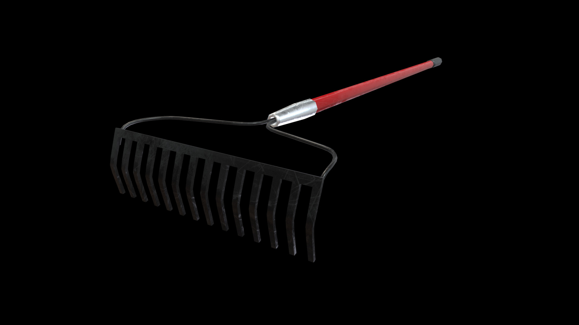 Garden Rake (Low-Poly) - 3D model by Karl Beiler (@ArtOfKarlB) [06e090b ...
