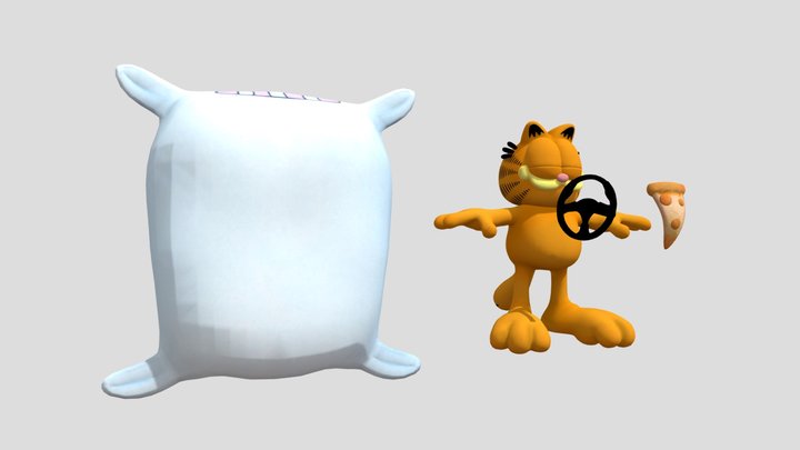 Garfield 3D models - Sketchfab