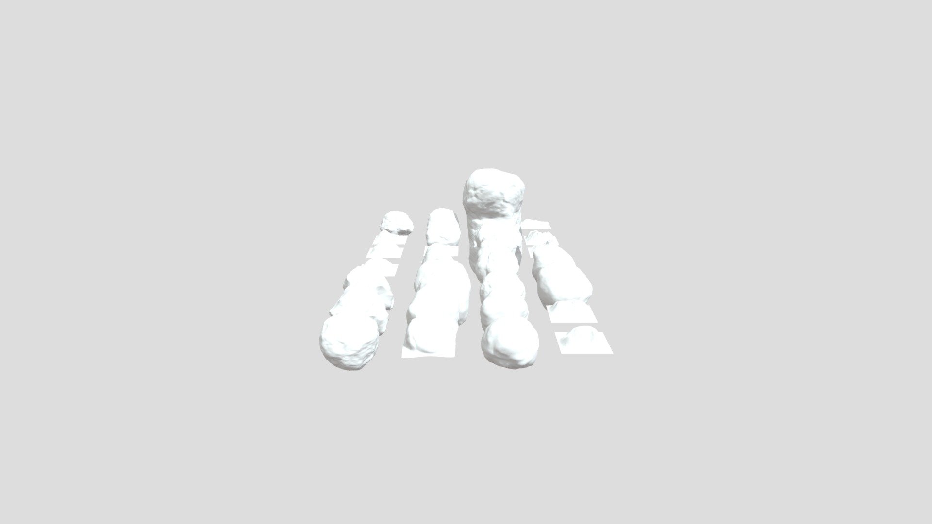 Untextured Rocks 1 - Download Free 3D model by lilmella05 [06e1408 ...