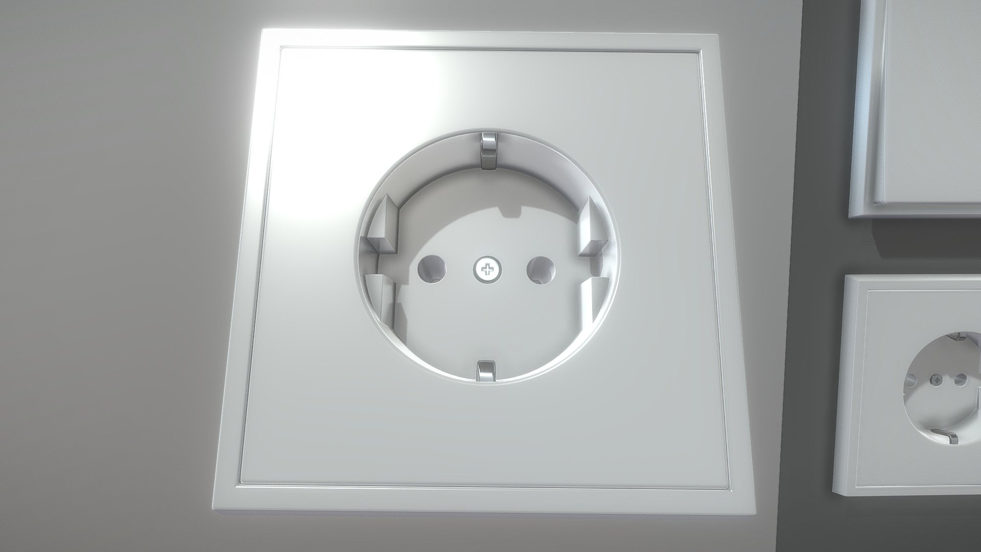 Socket And Light Switches High-Poly - Buy Royalty Free 3D model by VIS ...