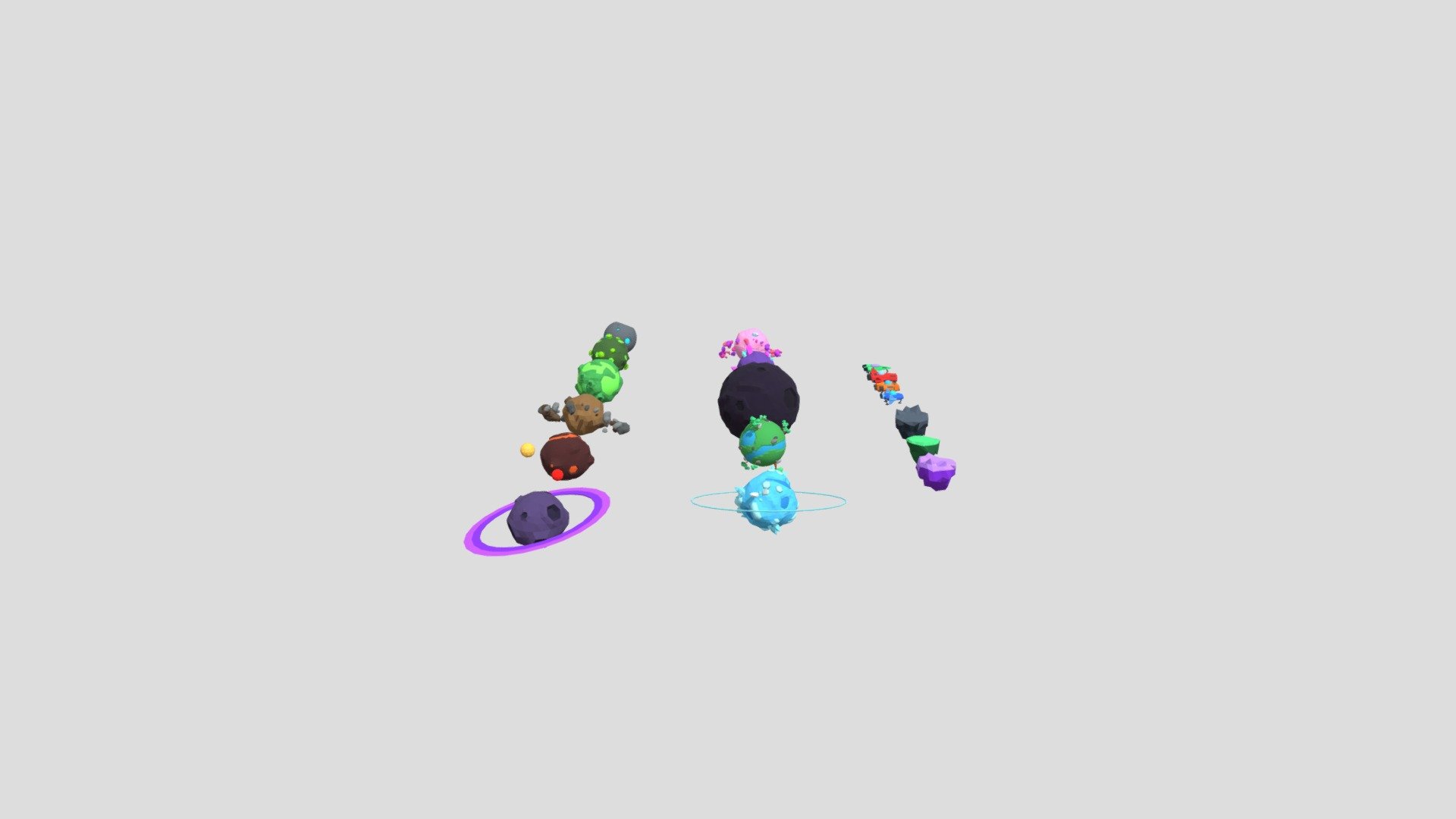 LOW POLY SPACE ASSETS PACK - 3D model by LOWpolyFanArt (@riSINGsunMOtos ...