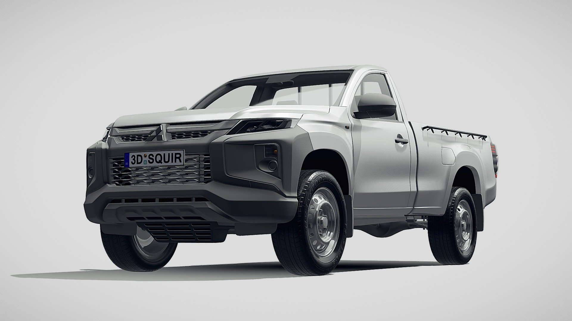 Mitsubishi L200 regular cab 2019 - Buy Royalty Free 3D model by SQUIR3D ...