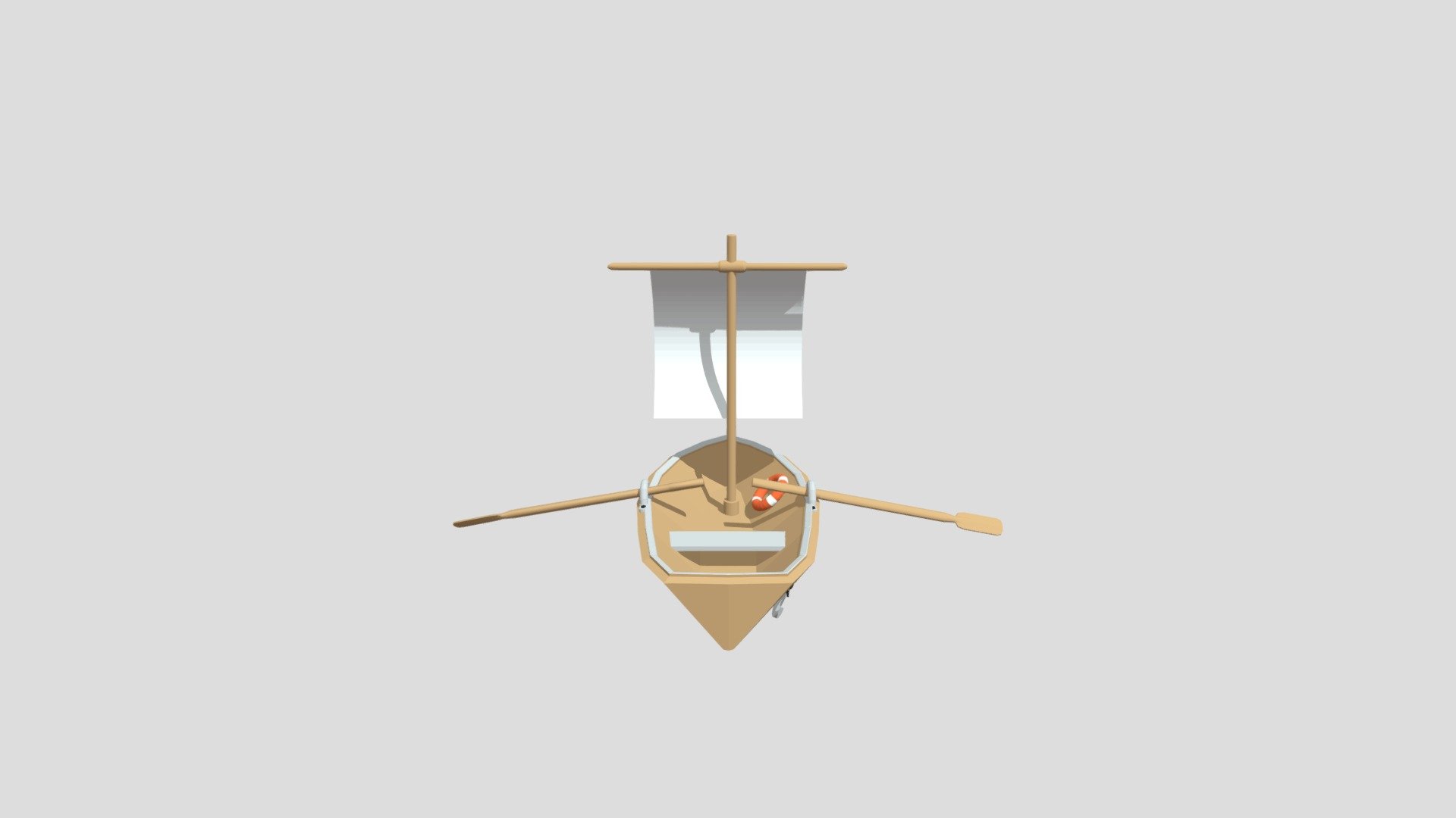 Simple Low Poly Boat - 3D model by AdamWallwork [06e7405] - Sketchfab