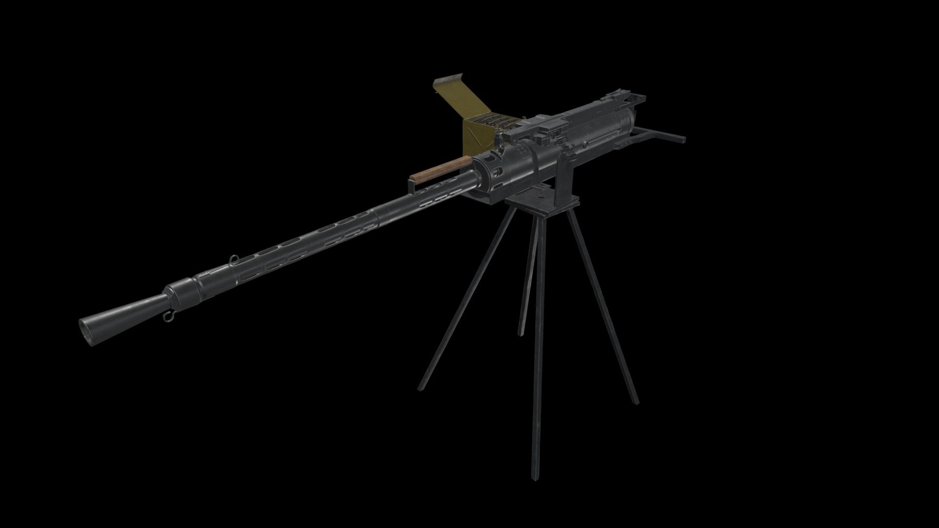 KPV MACHINE GUN - 3D model by ILLIA DOHIL (@ILLIA_DOHIL) [06e7620] - Sketchfab