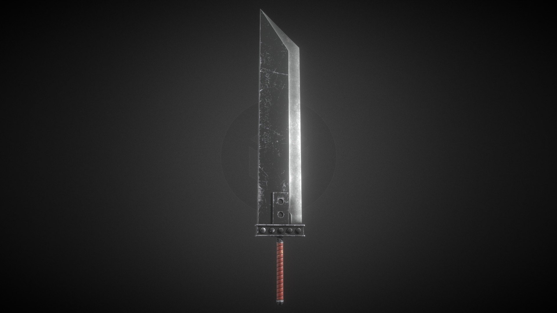Final Fantasy VII: Buster Sword - 3D model by DennisVanMalderen ...