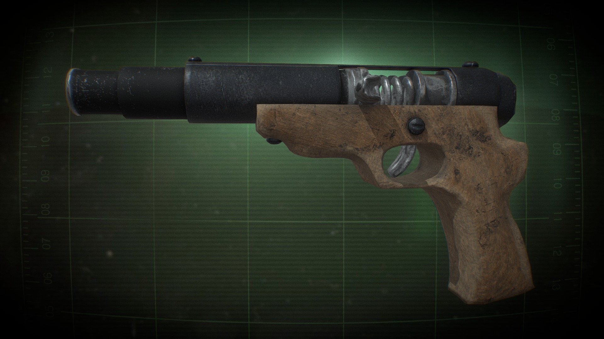 Single shot handmade pistol - Download Free 3D model by D3D (@hell3879 ...