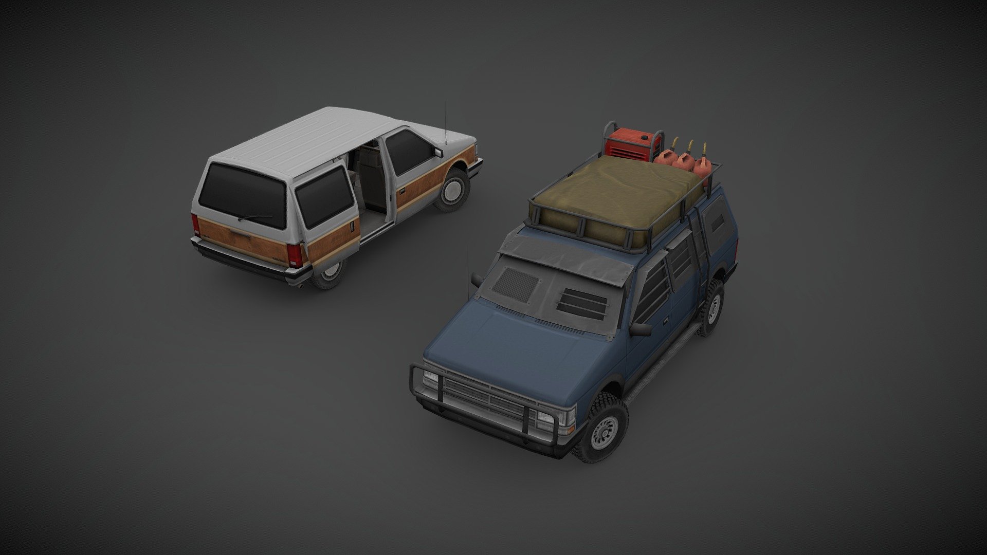 '89 Dodge Caravan - 3D model by KI5 (@KI5mods) [06e8afb] - Sketchfab