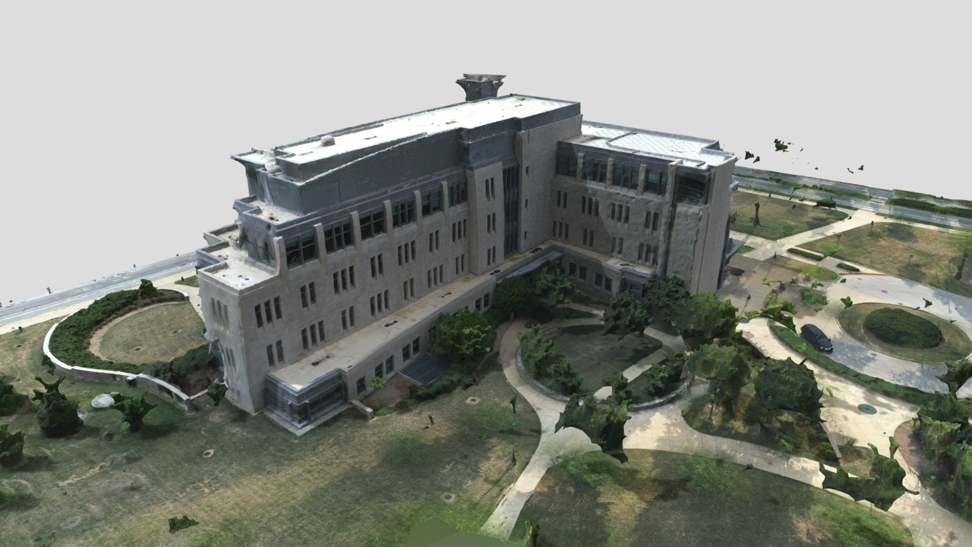 IU Music East Studio Building (Rough Pass) - 3D model by mpburton ...