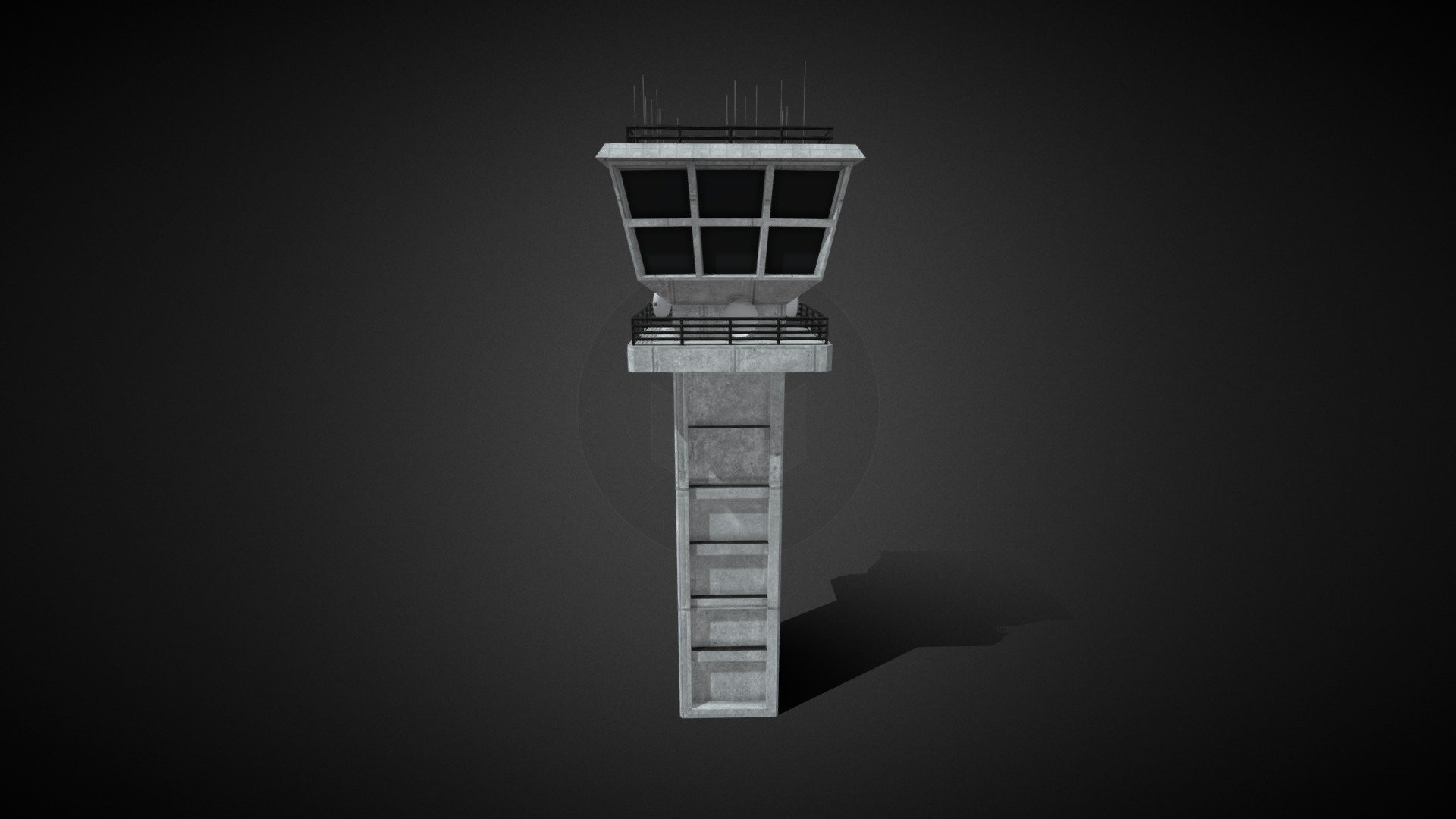 AirControlTower - Download Free 3D model by catidifat [06e9912] - Sketchfab