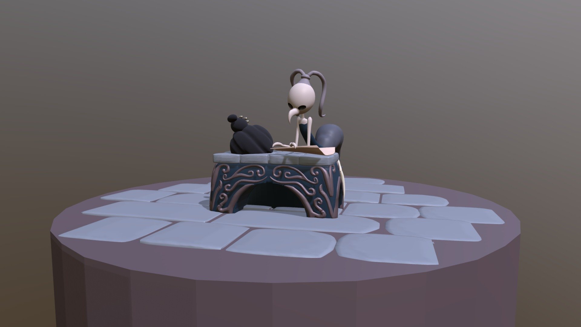 Hollow Knight NPC - Iselda - Download Free 3D model by Brandon Ehrman ...