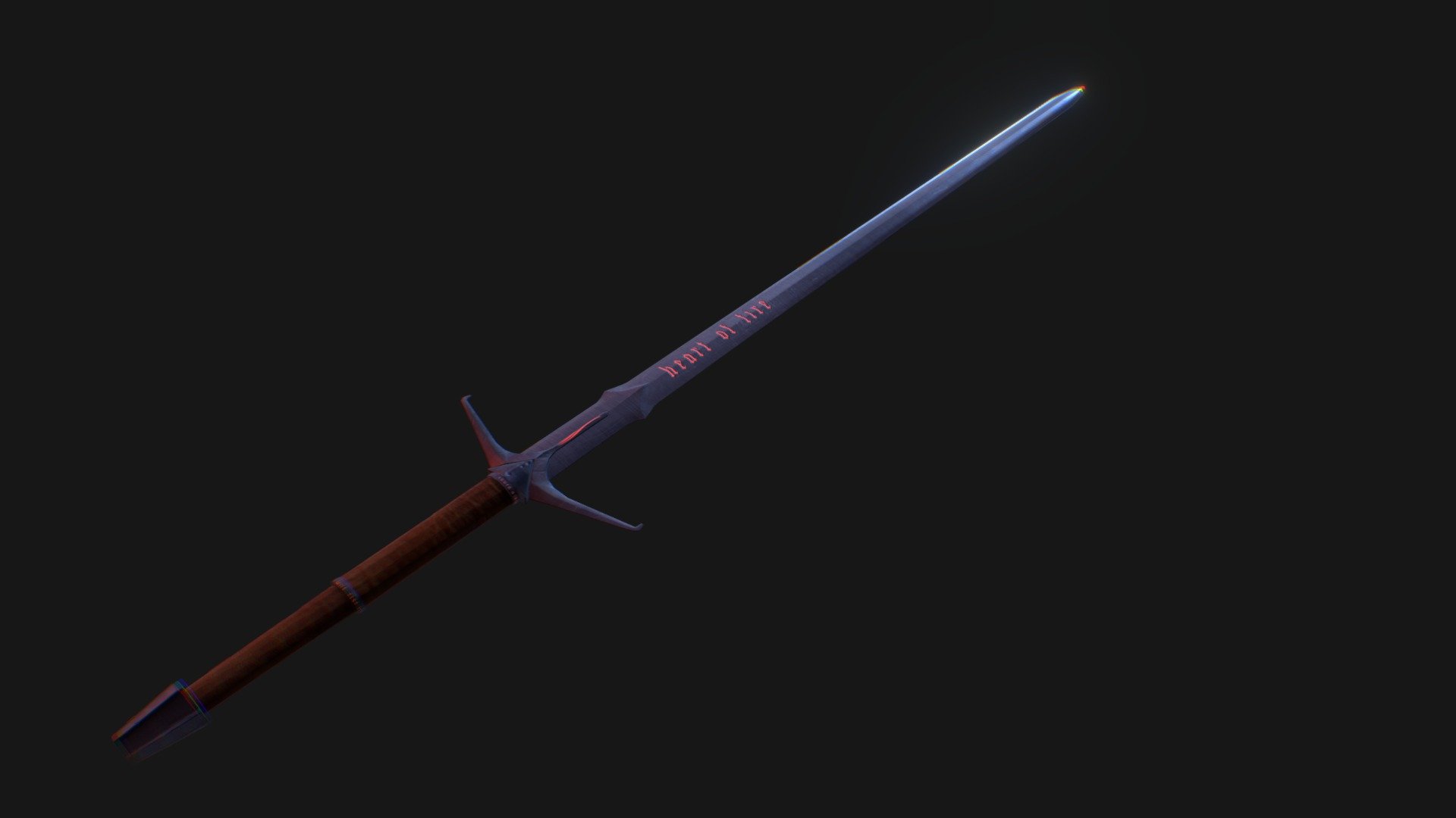 Low Poly Sword - 3D model by ReDoG [06eb937] - Sketchfab