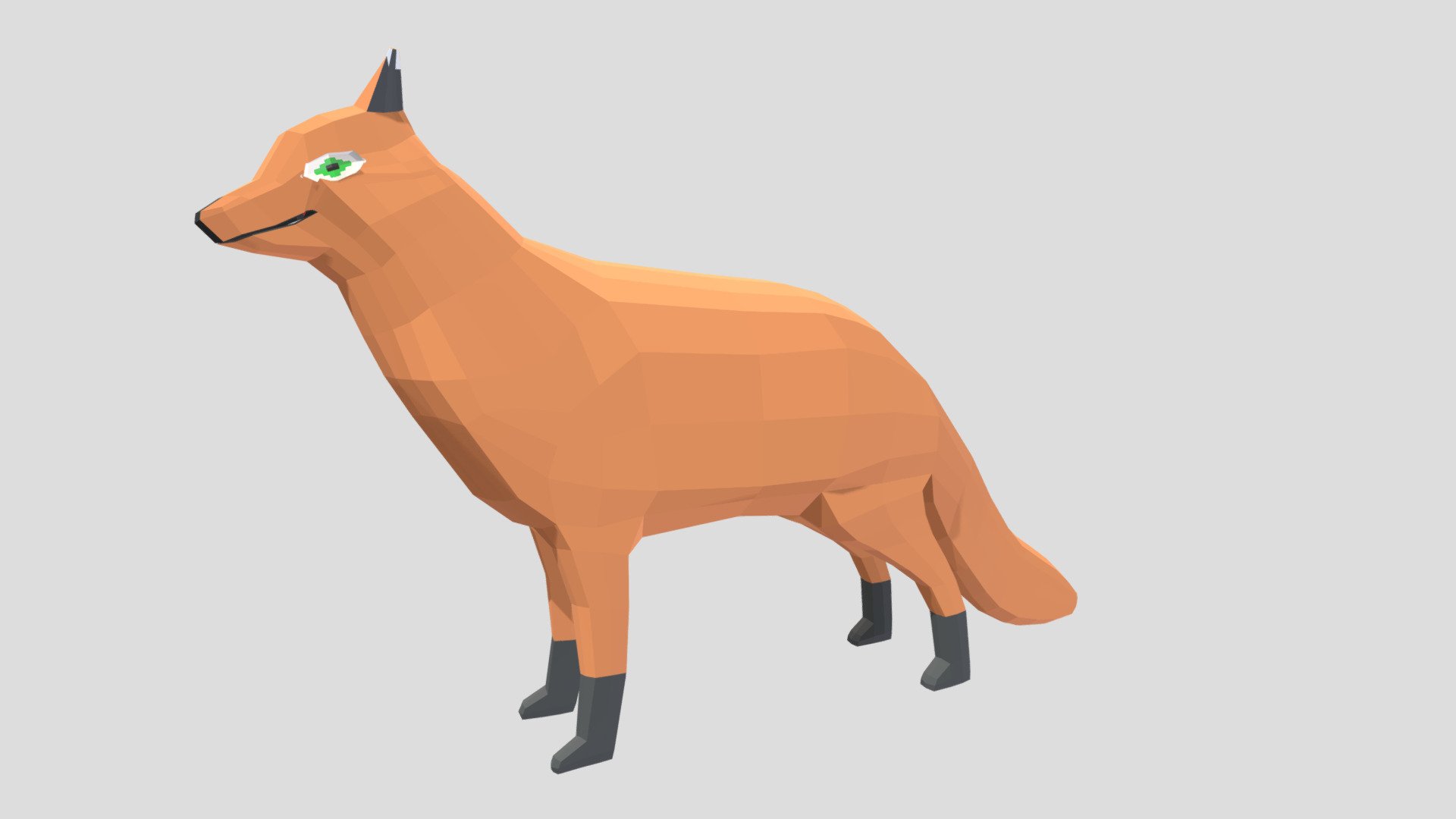 Low Poly Fox - Download Free 3D model by wamblee [06ec06f] - Sketchfab
