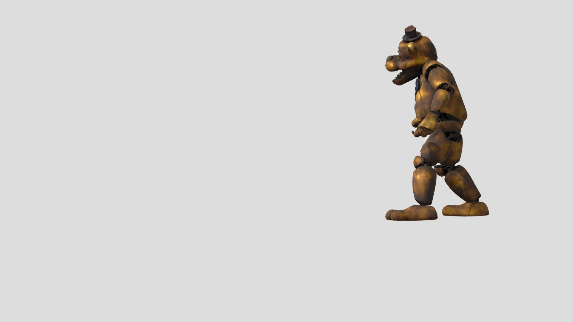 Golden Animatronic - Download Free 3D model by xzavierhines539 [06edeba ...