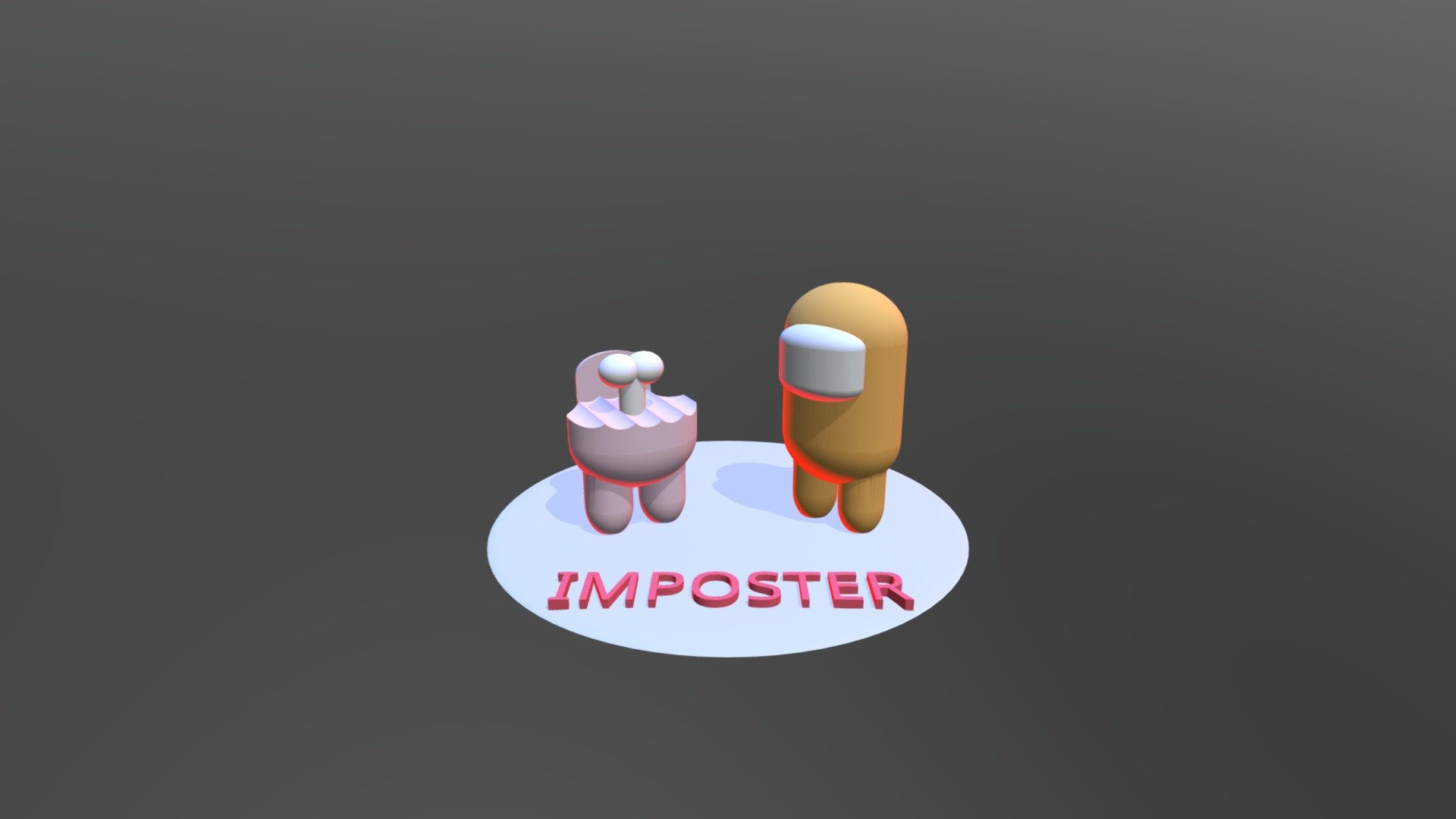 DESIGN OF AMONG US IMPOSTER - 3D model by rishitdradiantboy [06edf30 ...