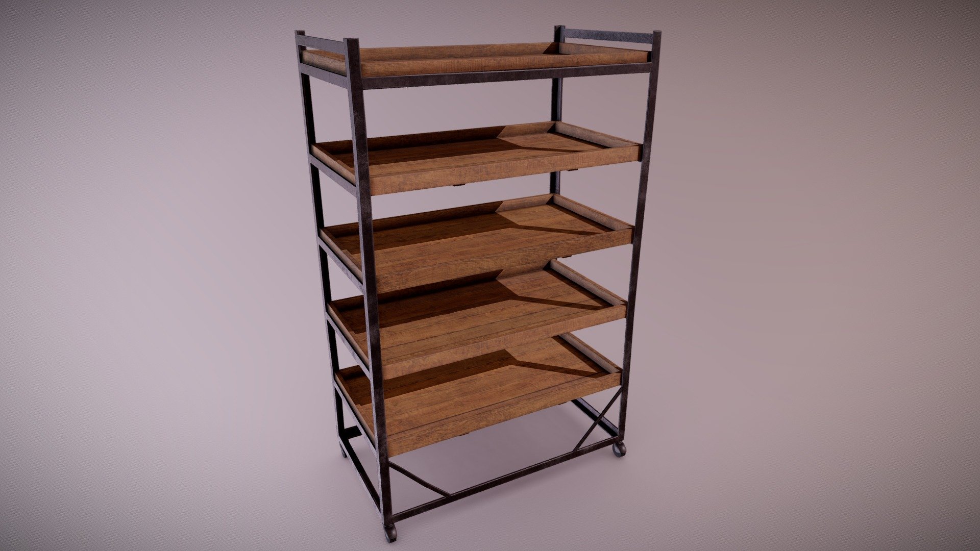 ATT - Shelf 01 - PBR Game Ready - Buy Royalty Free 3D model by Dekogon ...