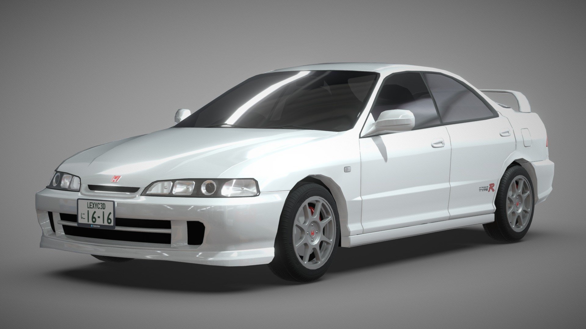 Honda Integra (DB8) Type-R - Download Free 3D model by Myedsu [06f0eba ...