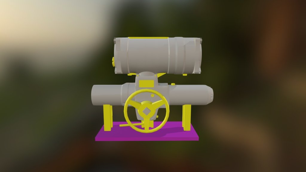 rotork electric gate valve - 3D model by FedRev [06f1c7d] - Sketchfab