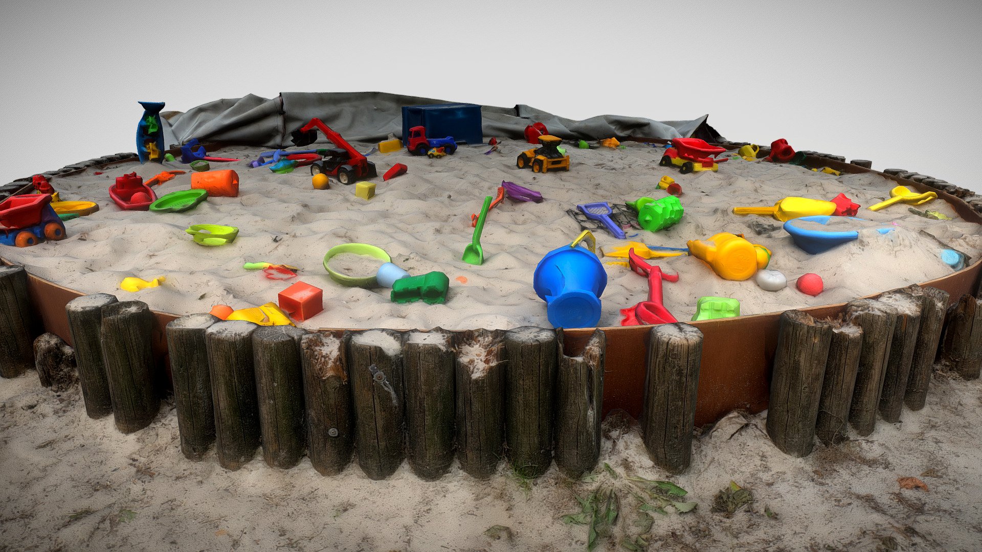 Sand box with toys - Buy Royalty Free 3D model by GM3Dscan [06f4031 ...