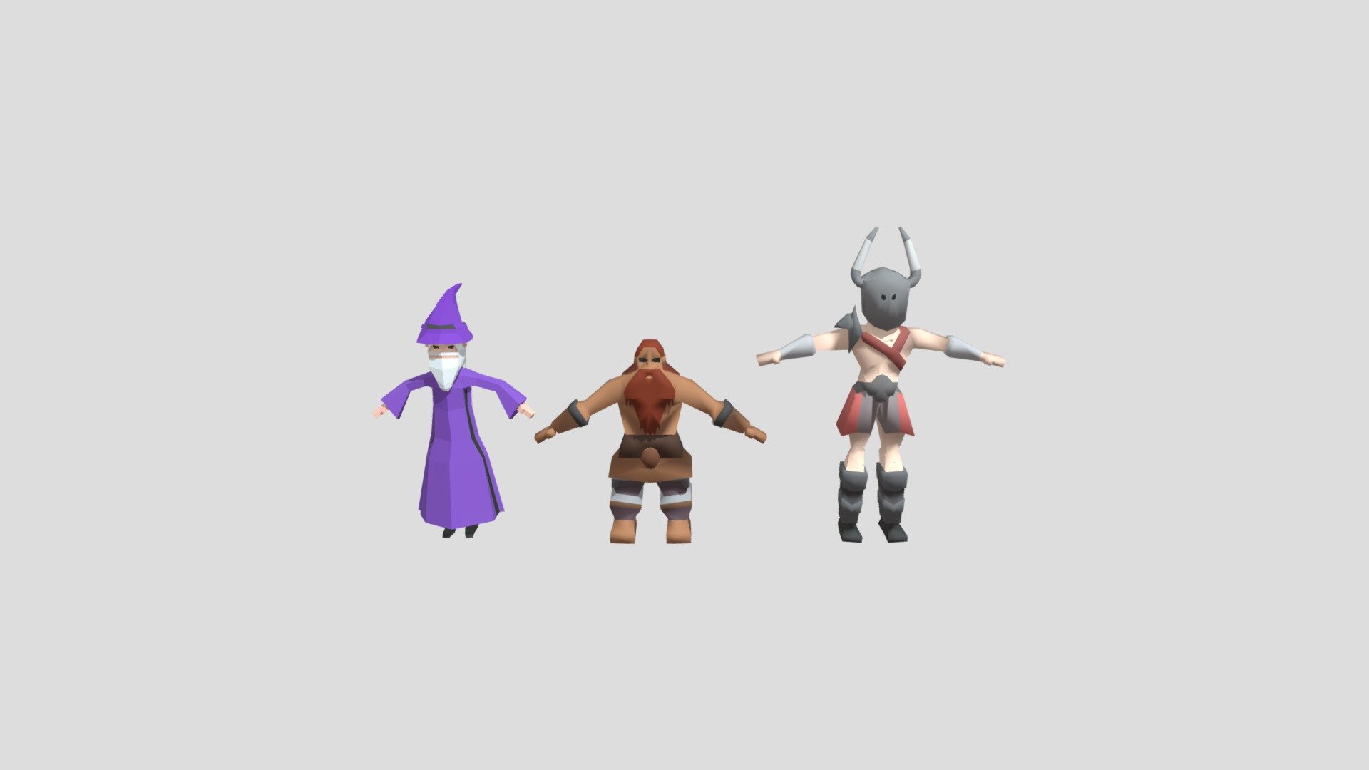 Fantasy Character Pack - 3D model by josemiguelgarciaoliver [06f45bb ...