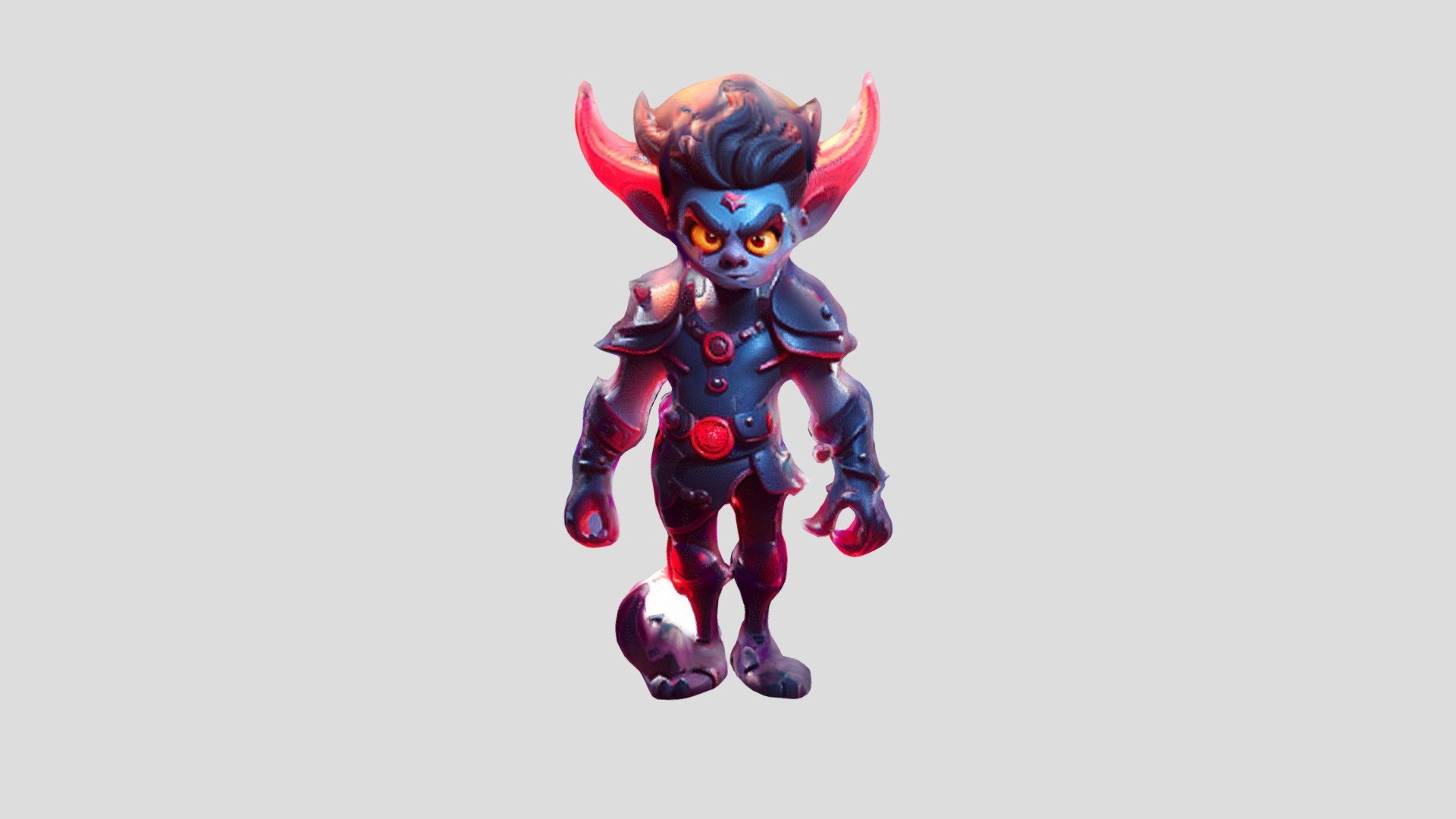 Dark Fantasy Character on Black Background A - Download Free 3D model ...
