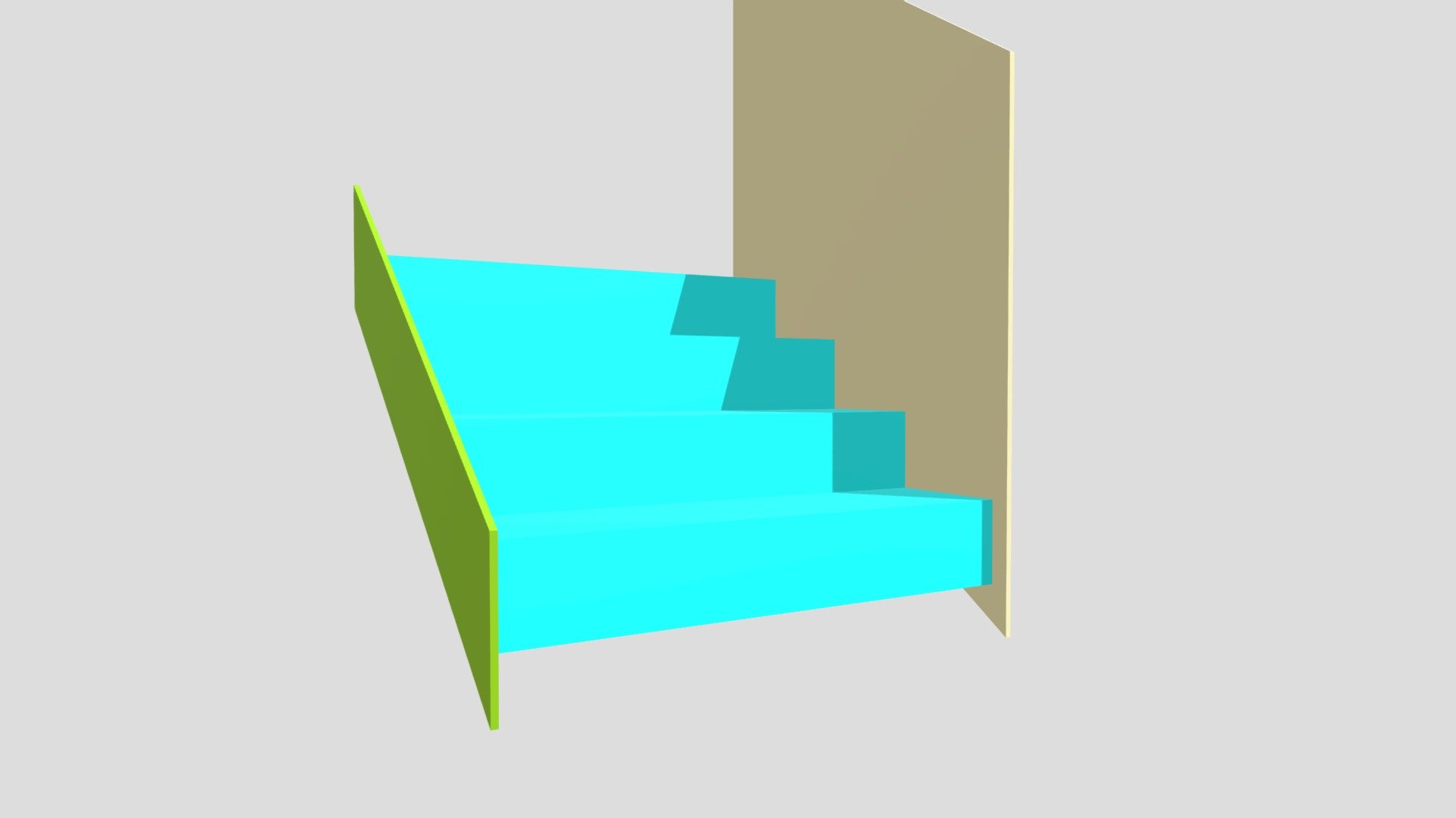 Secondary Stair Model - 3D model by JD Stairs (@Jkwebster14) [06f56d2 ...