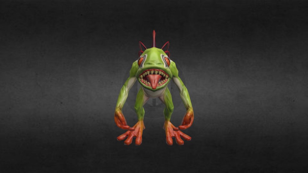 Murloc lowpoly game model - 3D model by yhlytk [06f5e04] - Sketchfab