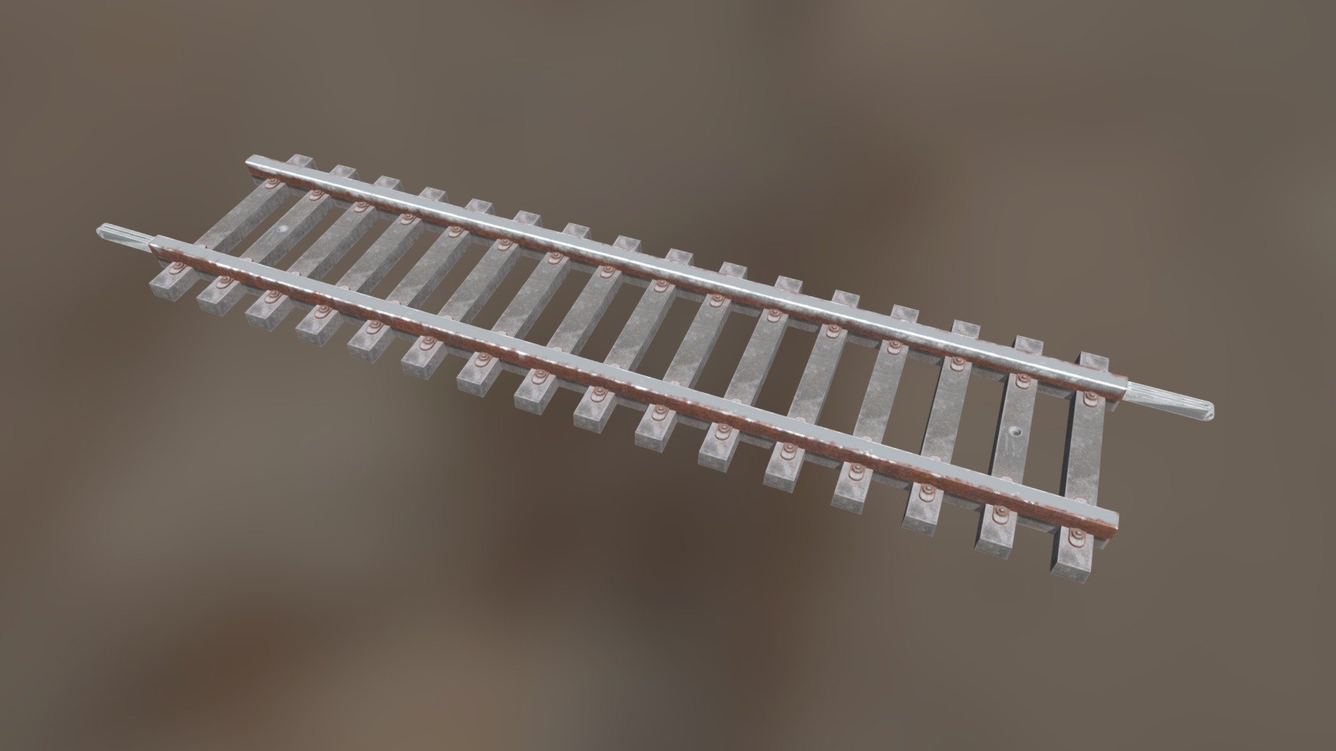 Train Tracks - Small Straight - 3D model by Digital BIM Solutions ...