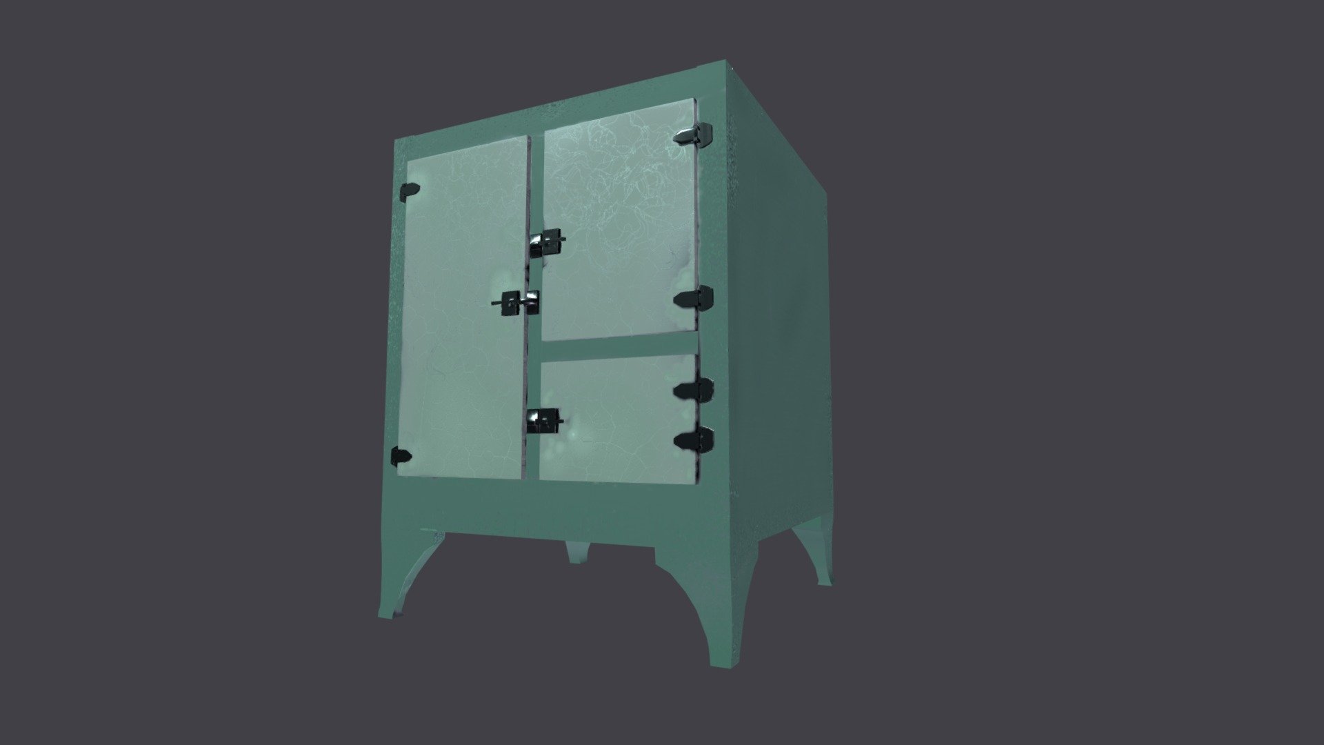 Final render of Antique Freezer - 3D model by BLMacIsaac [06f7269 ...
