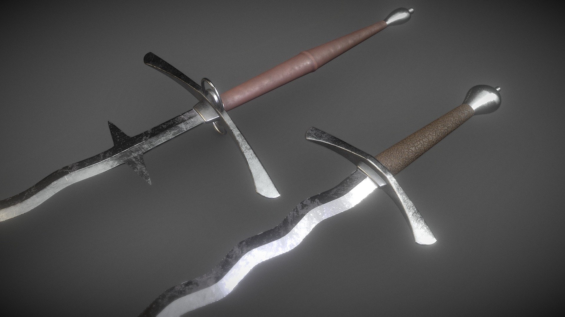 Flamberg / Фламберг - Download Free 3D model by mypPi [06f786a] - Sketchfab