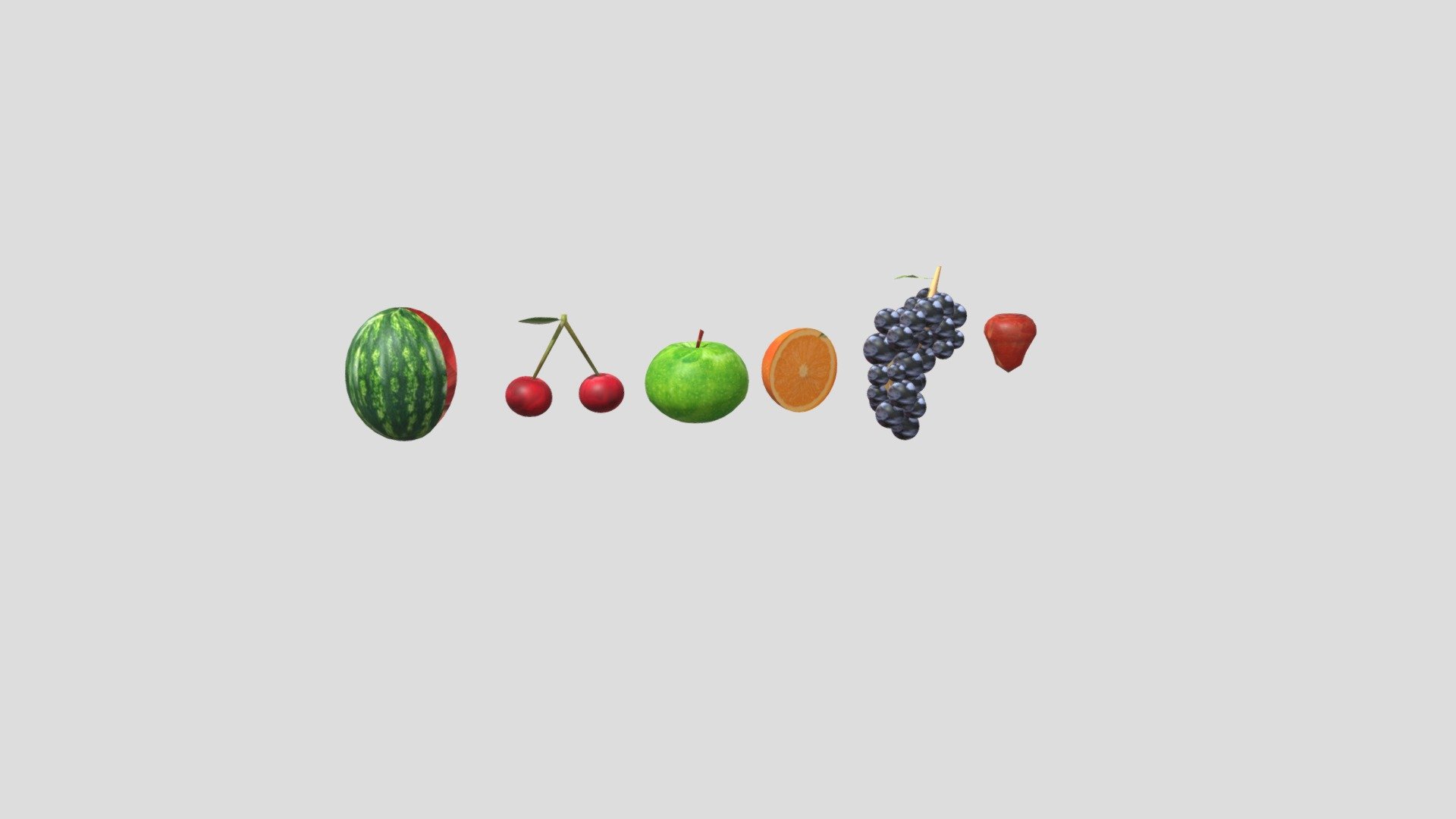 Fruits - Download Free 3D model by aysenaz (@Aysenazkara) [06f914b ...