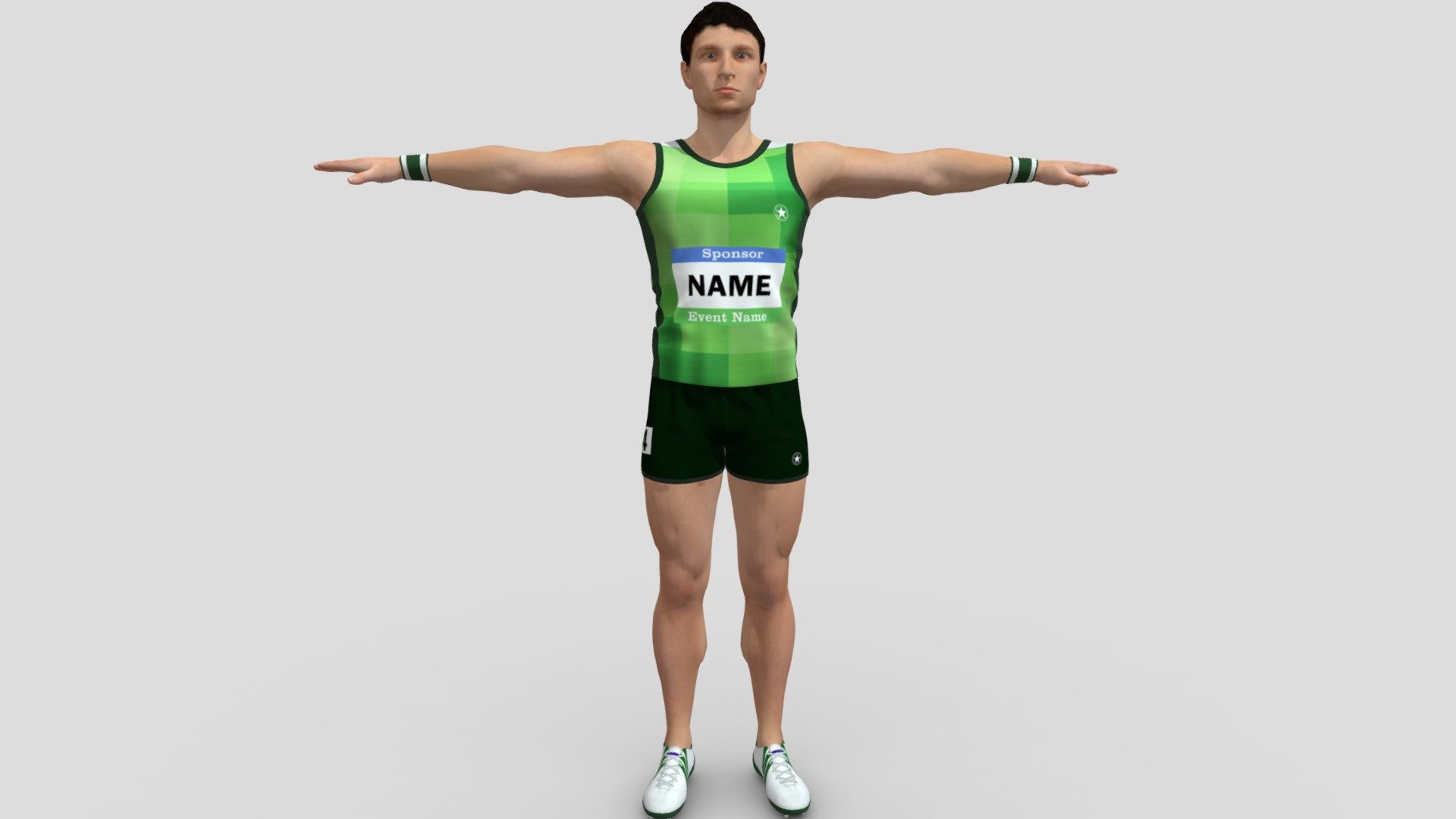 Athlete Runner - Buy Royalty Free 3D model by GK Arts (@gkarts ...