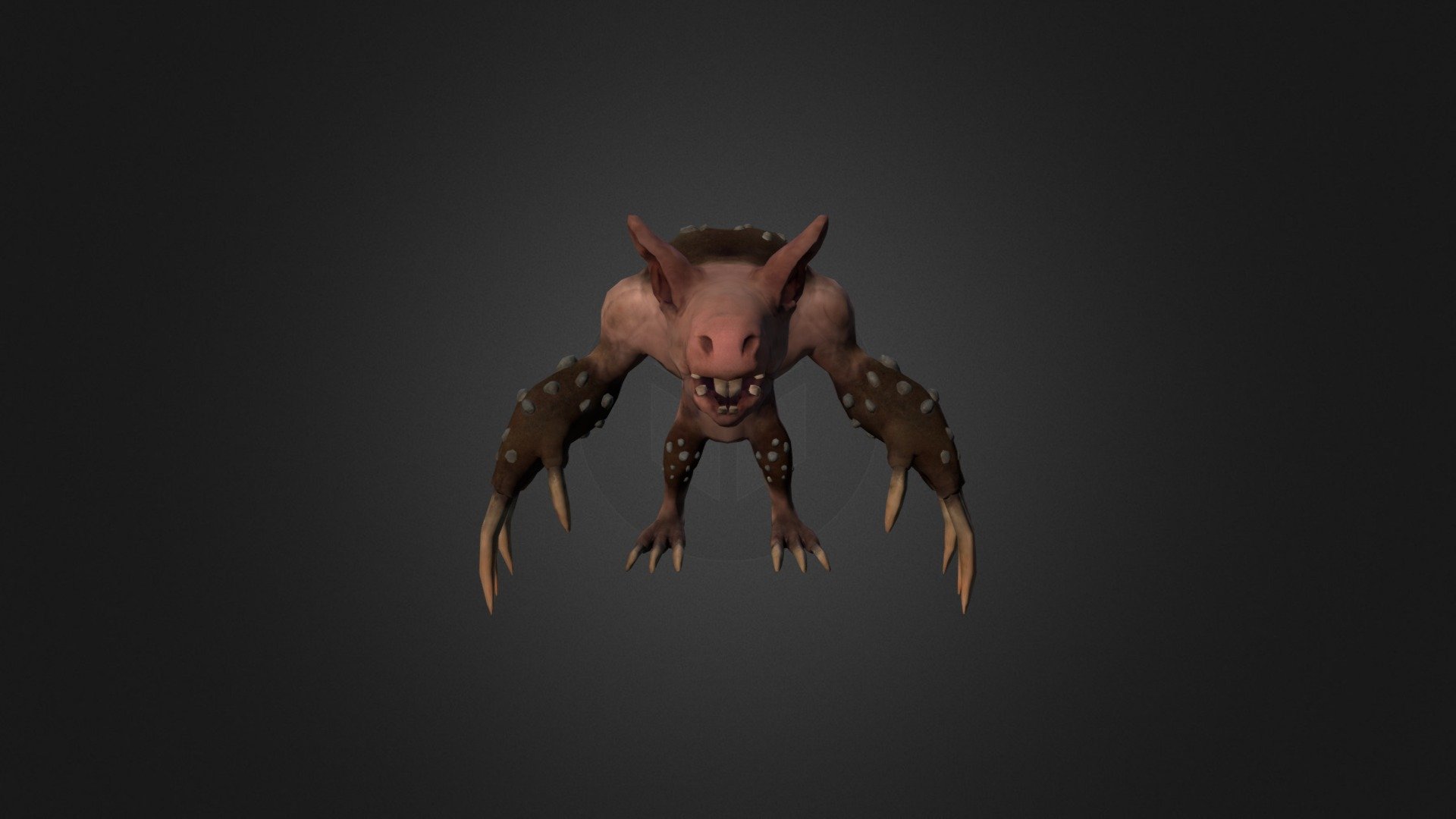 Mole Creature - 3D model by topoflow [06fe4fc] - Sketchfab