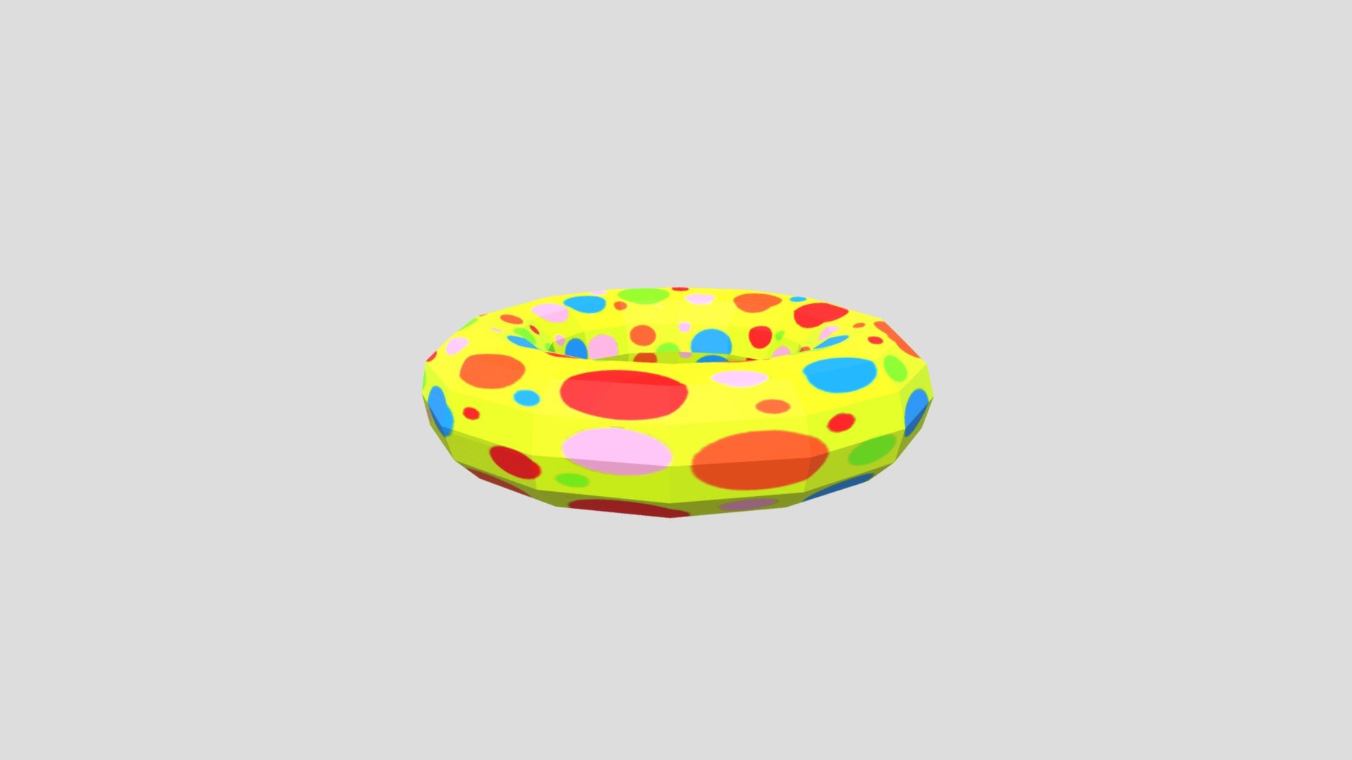 inflatable-pool-float-ring-low-poly - Download Free 3D model by Mylom ...