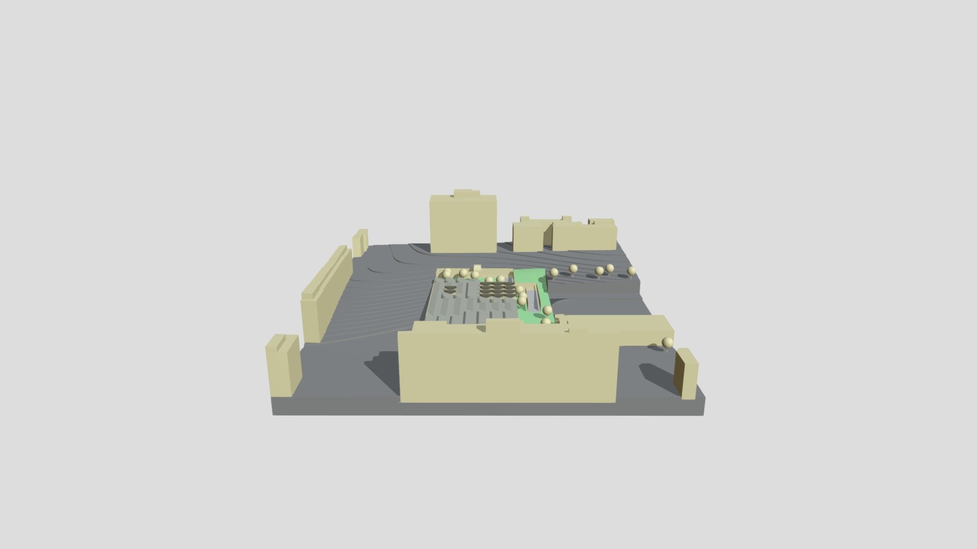 massing model - Download Free 3D model by marvin (@muubin) [0701686 ...